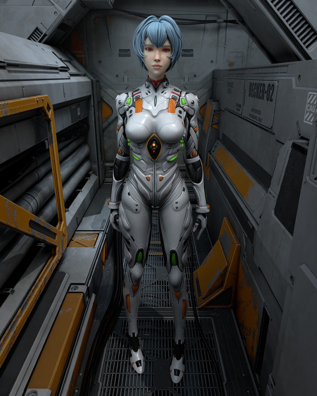 ArtStation - Rei Ayanami - Fanart