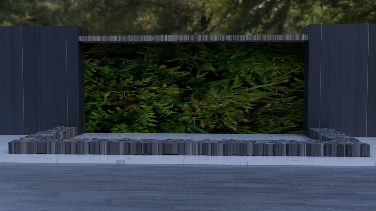 ArtStation - 3D Wall Fountain