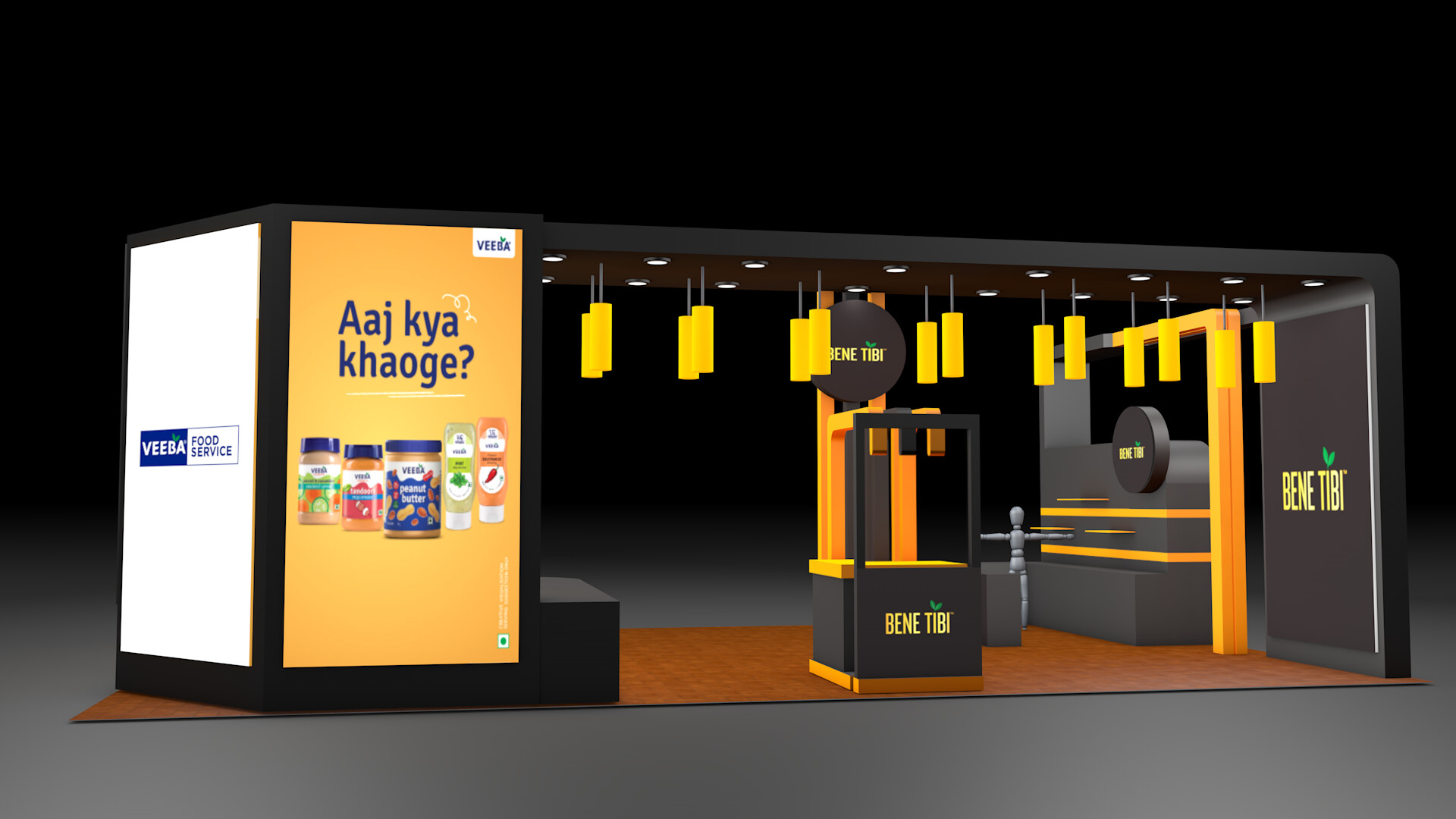 ArtStation - Bene-Tibi And Veeba 3d exbition model