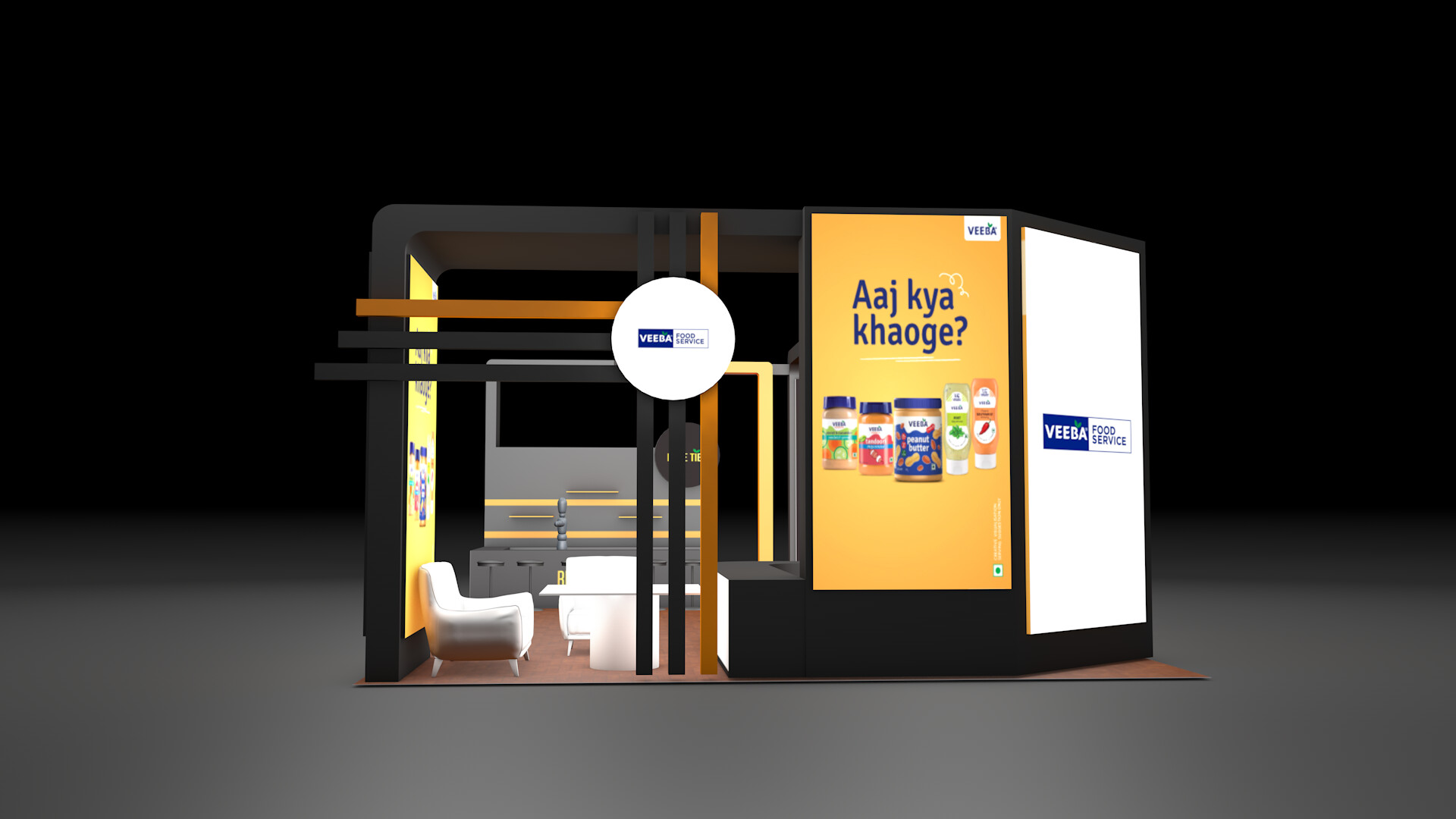 Somesh Tiwari - Bene-Tibi And Veeba 3d exbition model