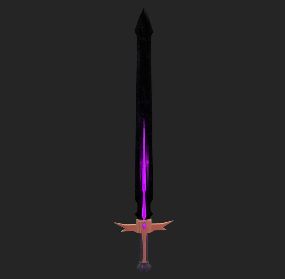 ArtStation - NightBringer Sword - Assignment Piece