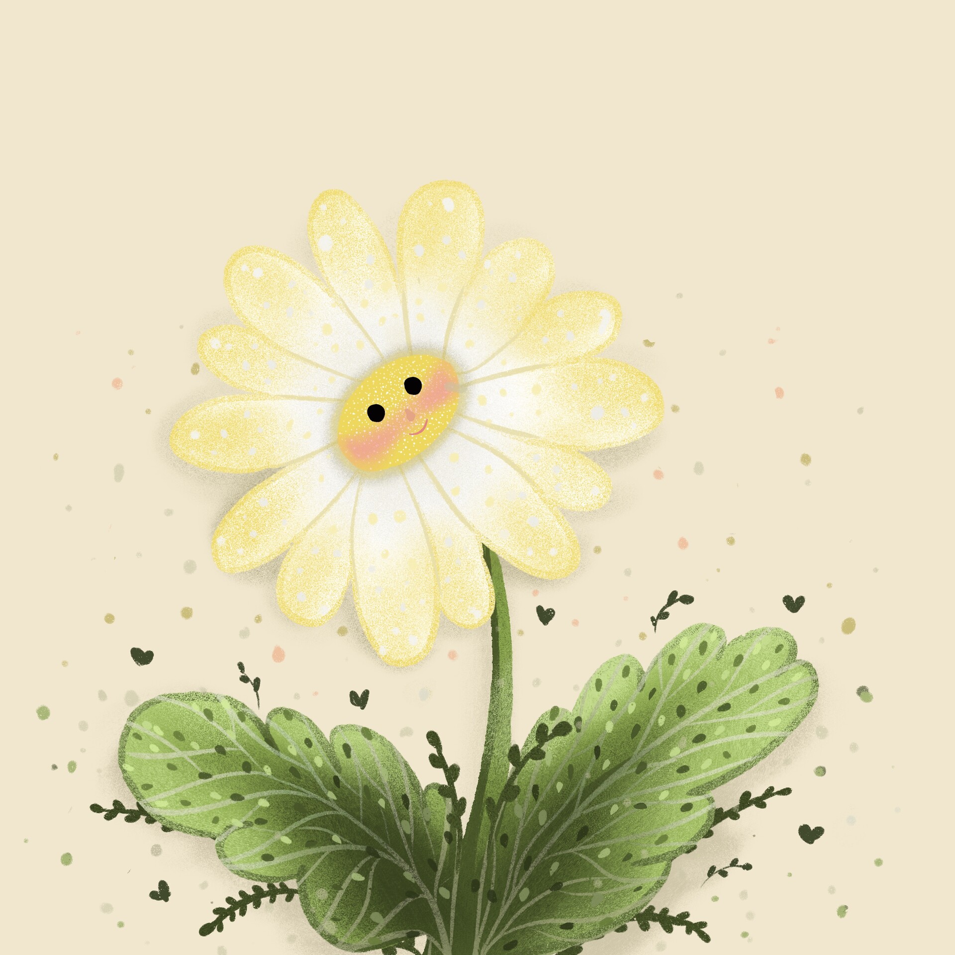 ArtStation - The happy flower