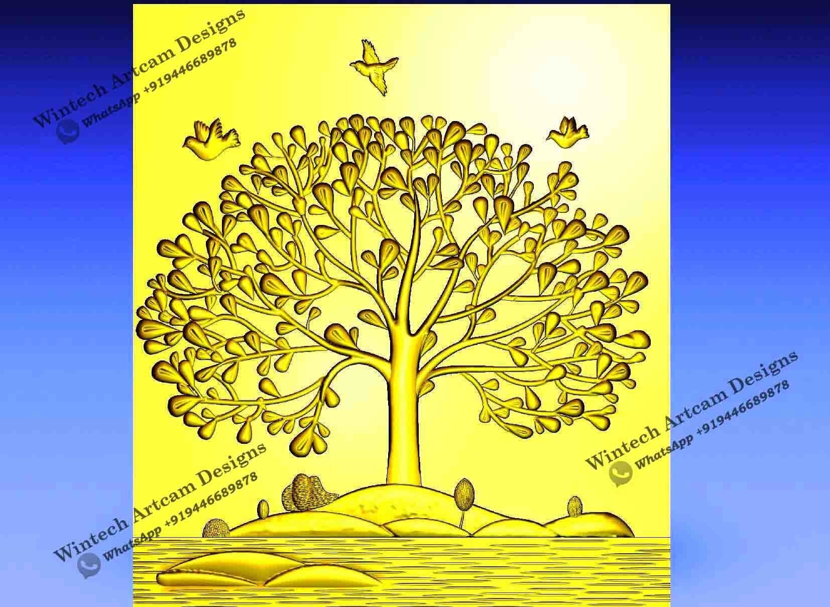 Krishnaa - Let Your Walls Breathe: A Breathtaking 3D Tree Wall Design ...