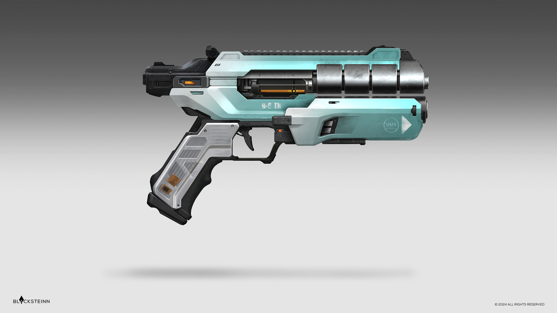 Blacksteinn - Sci-fi Pistol 2 | Weapon concept art