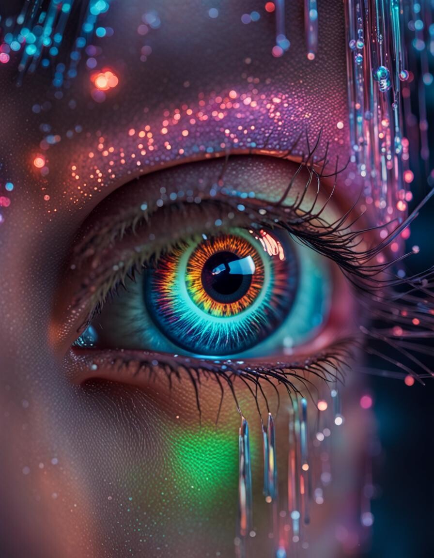 ArtStation - mechanical eyes in sdxl