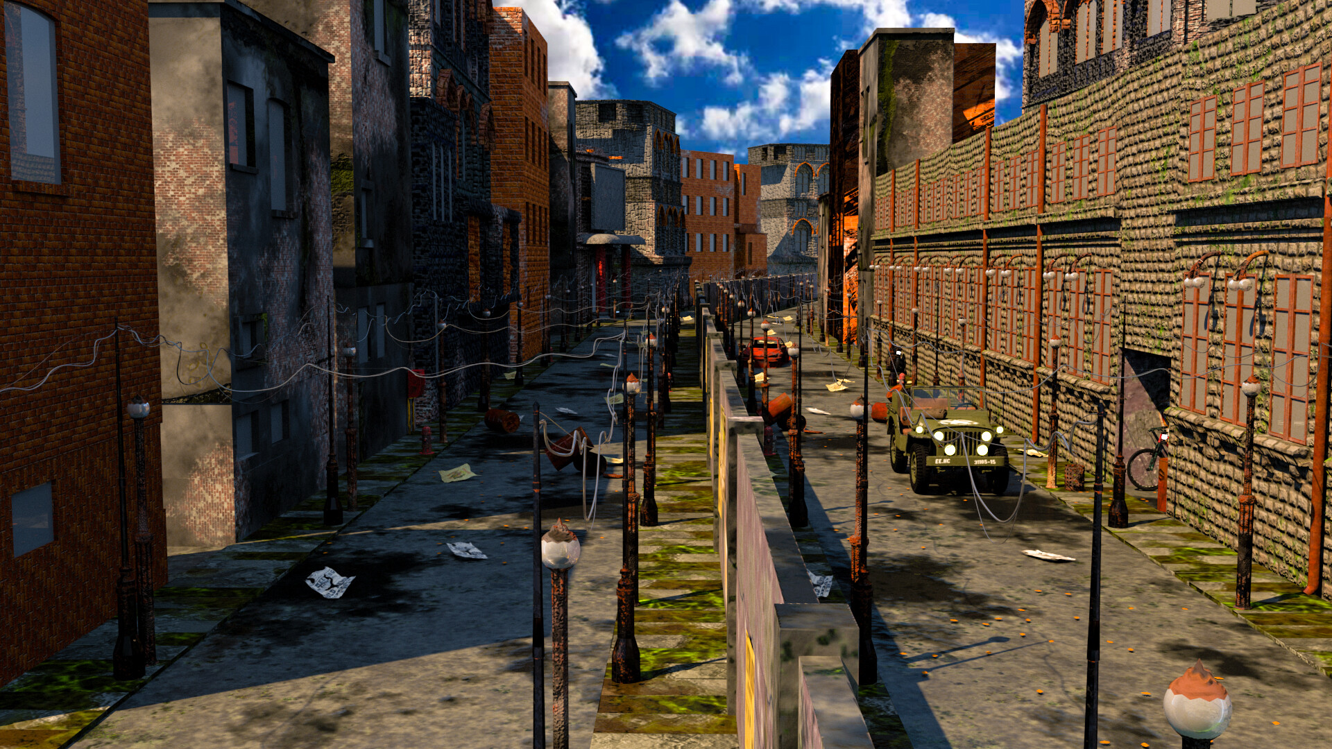 ArtStation - 3D OLD CITY ENVIRONMENT DESIGN | UCM CREATIONS