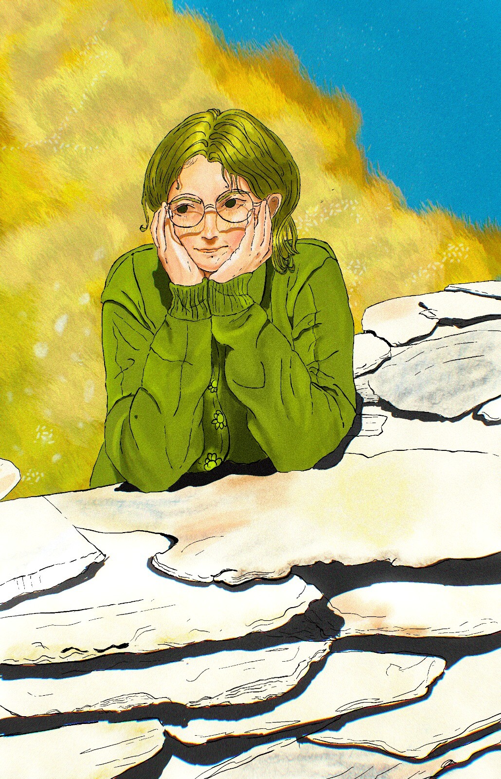 ArtStation - light and shadow study 2(in direct sunlight)