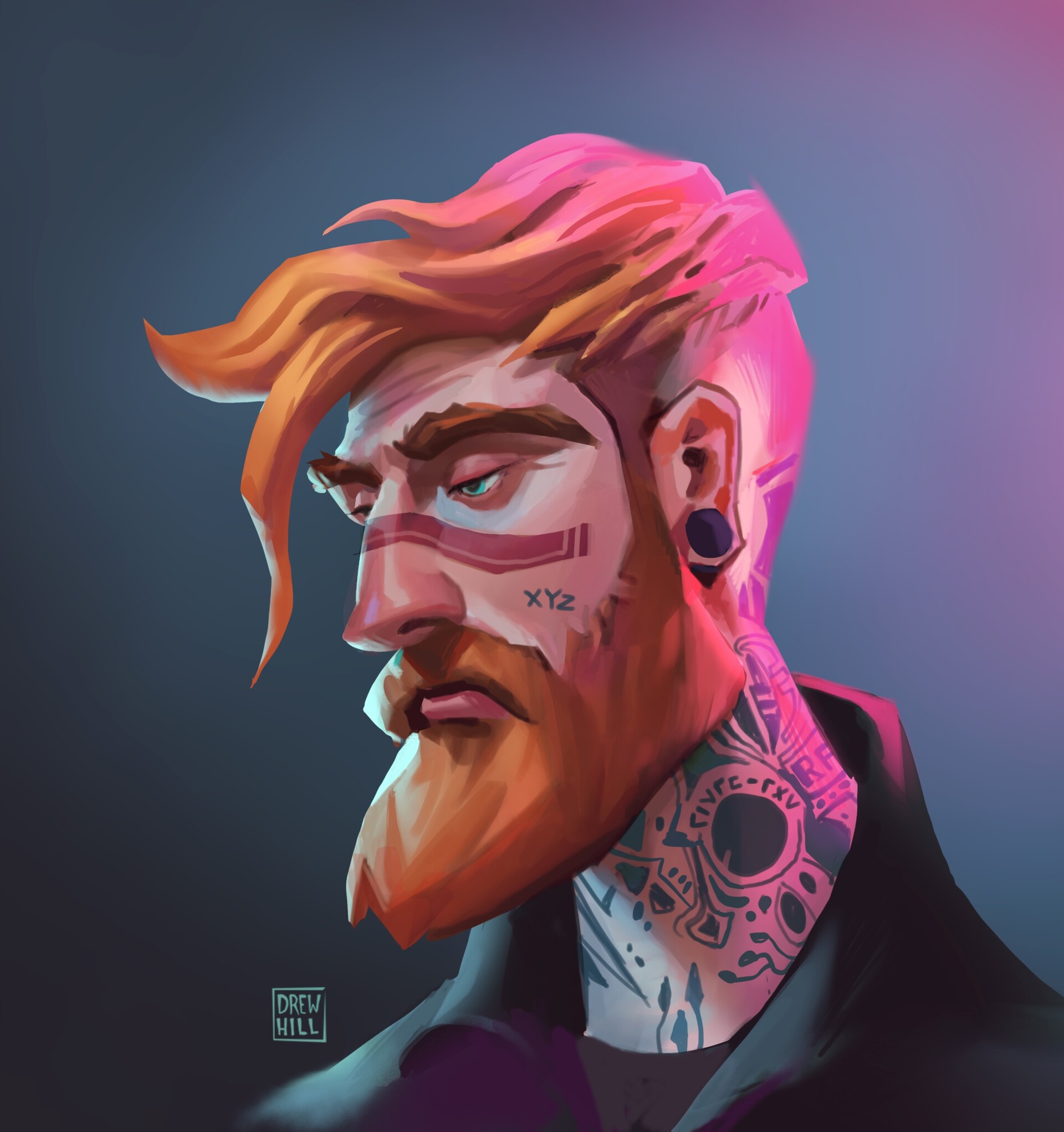 ArtStation - Aaron Head Design