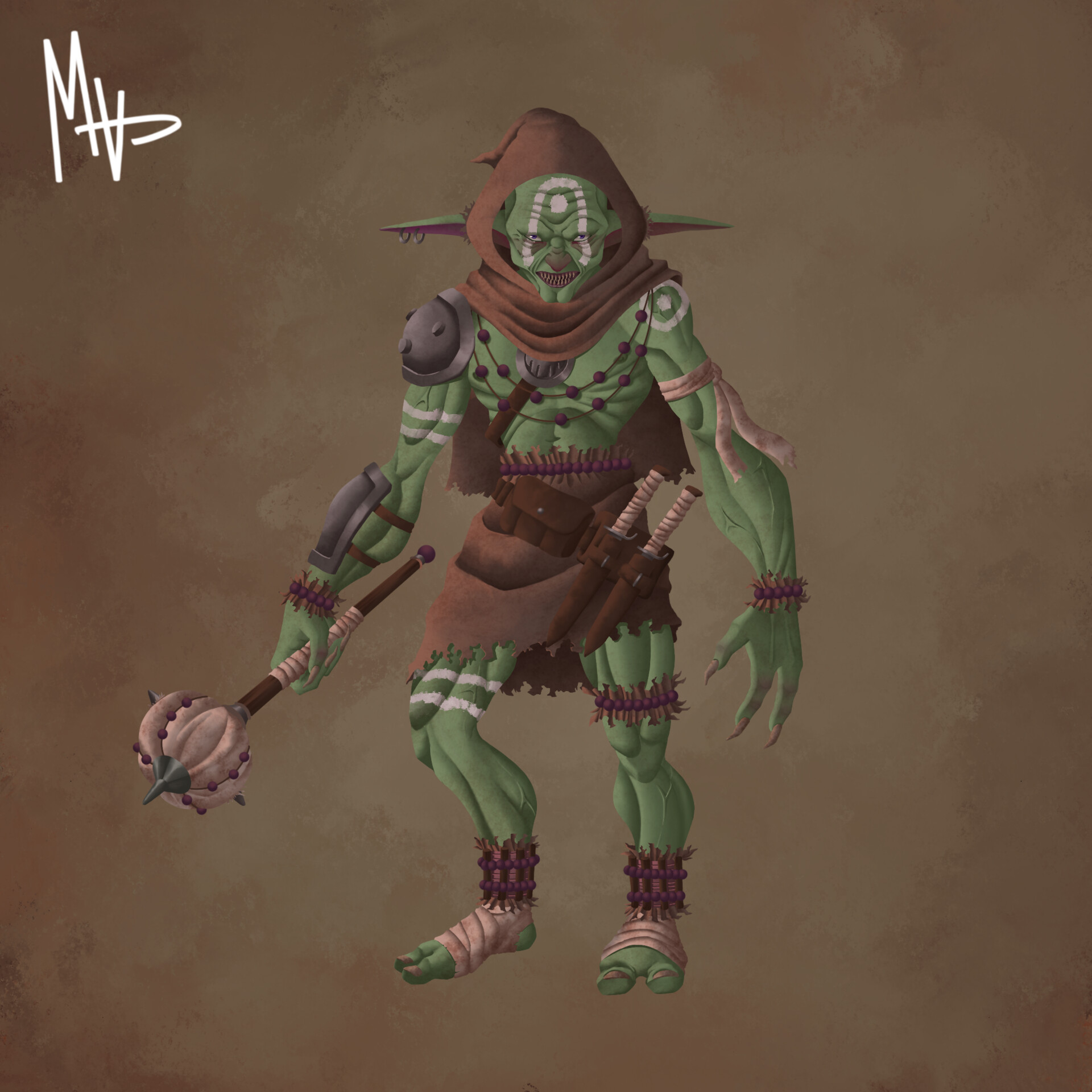 ArtStation - Goblin Warrior Character Concept
