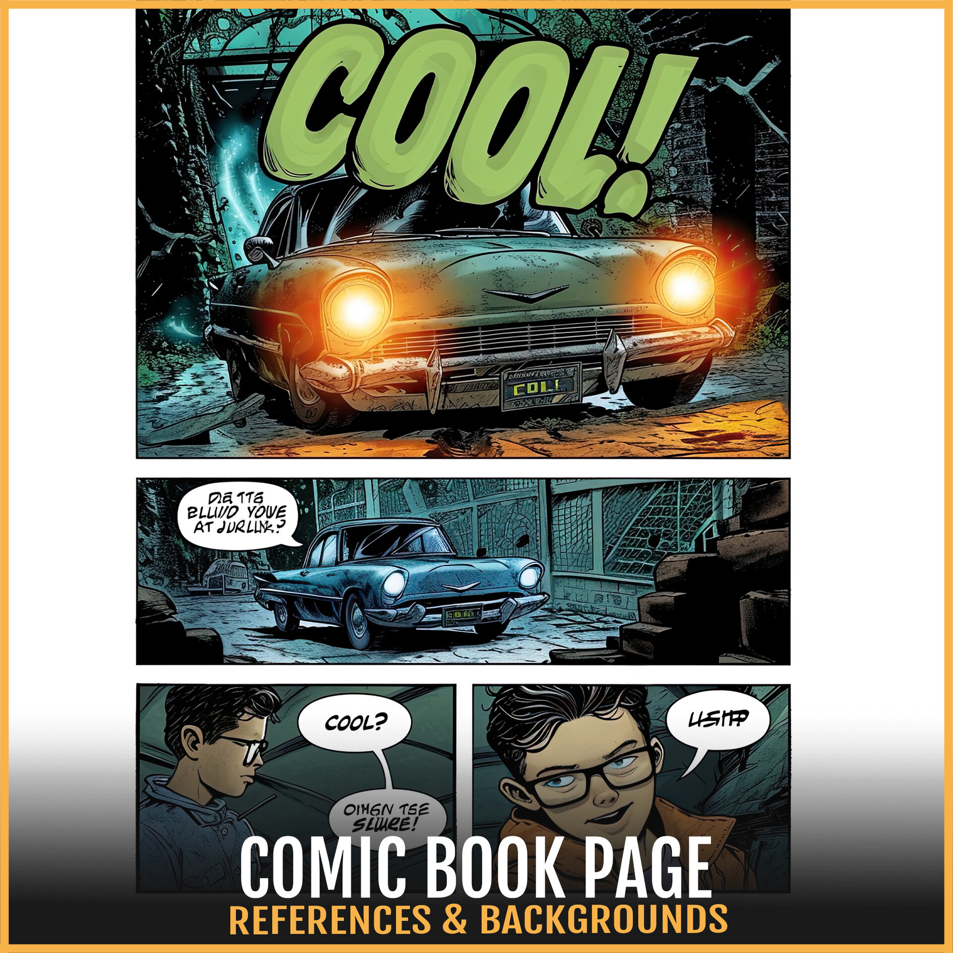 ArtStation - 303 Comic Book Page References