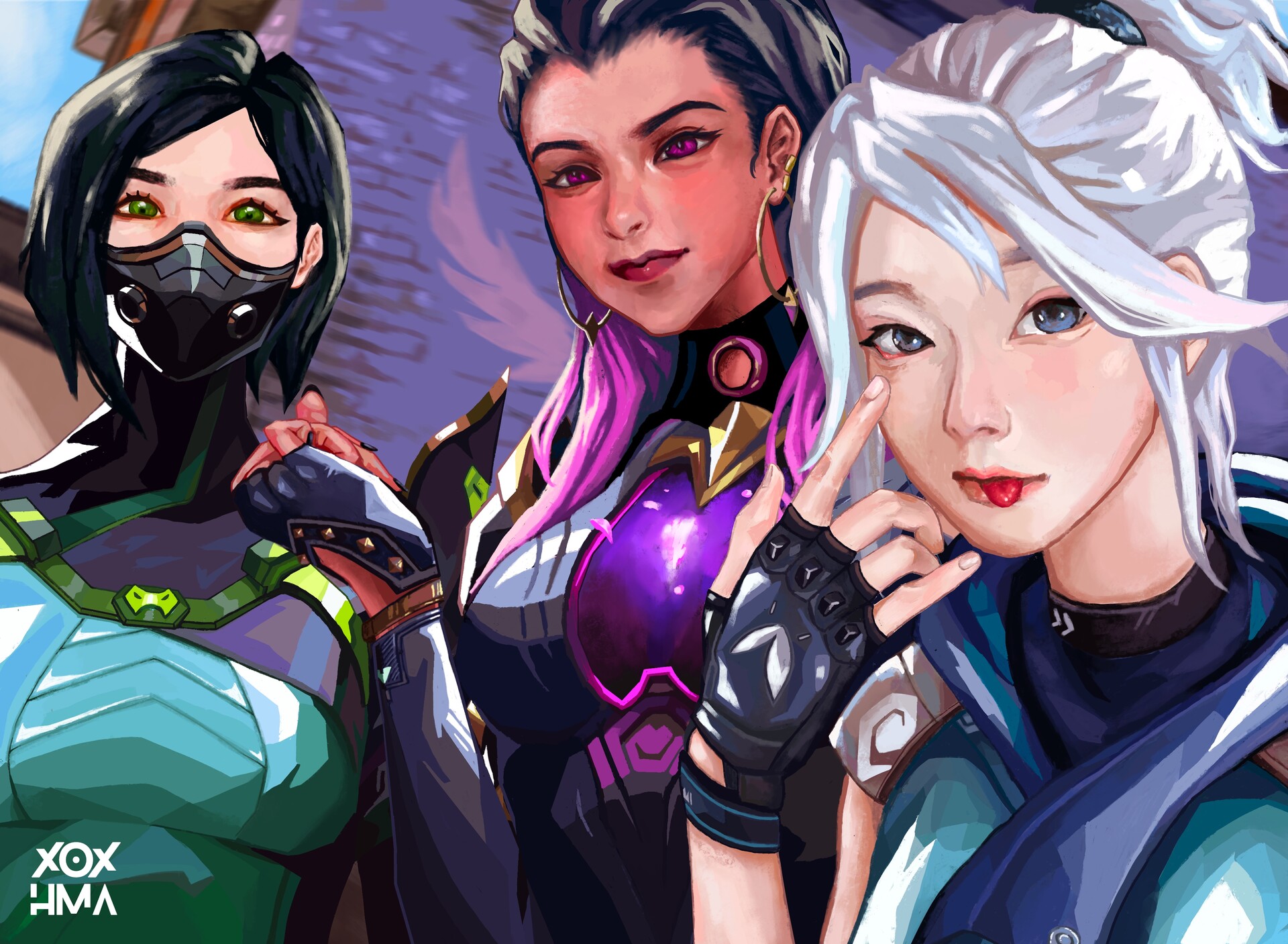 ArtStation - 3 agents from Valorant Game