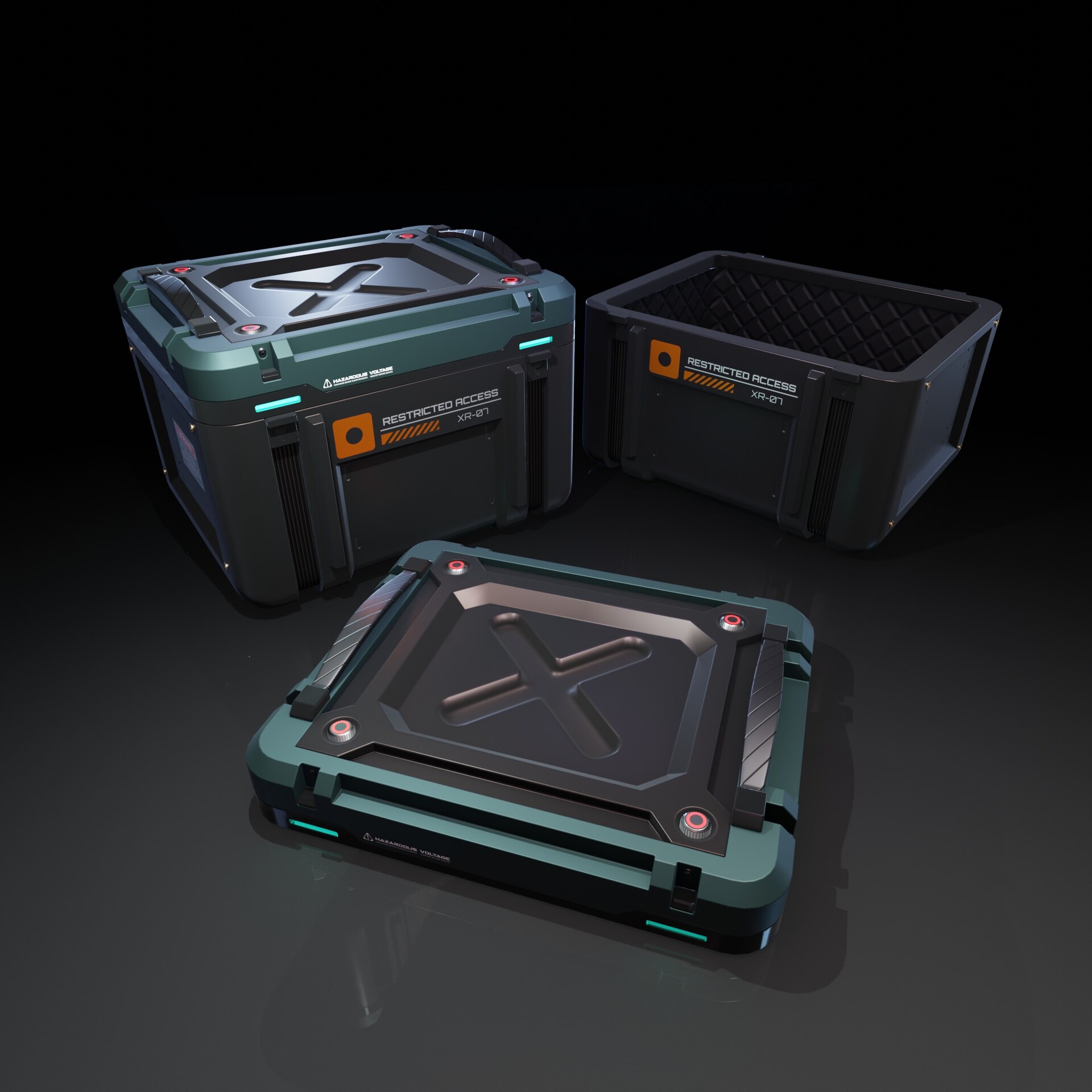 ArtStation - Packing box; Future of Amazon maybe Tesla