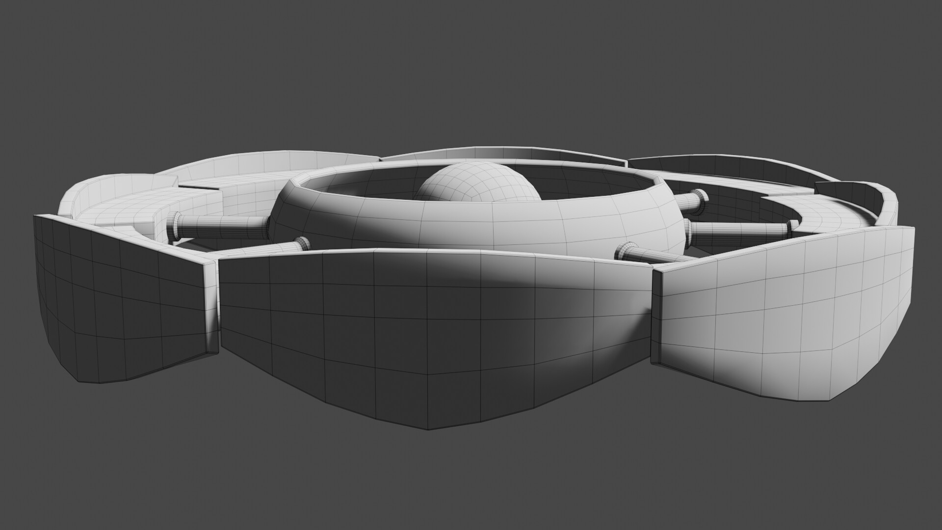 Alexandre Drolet - Heavenly Hand - Galactic Savior - 3D model