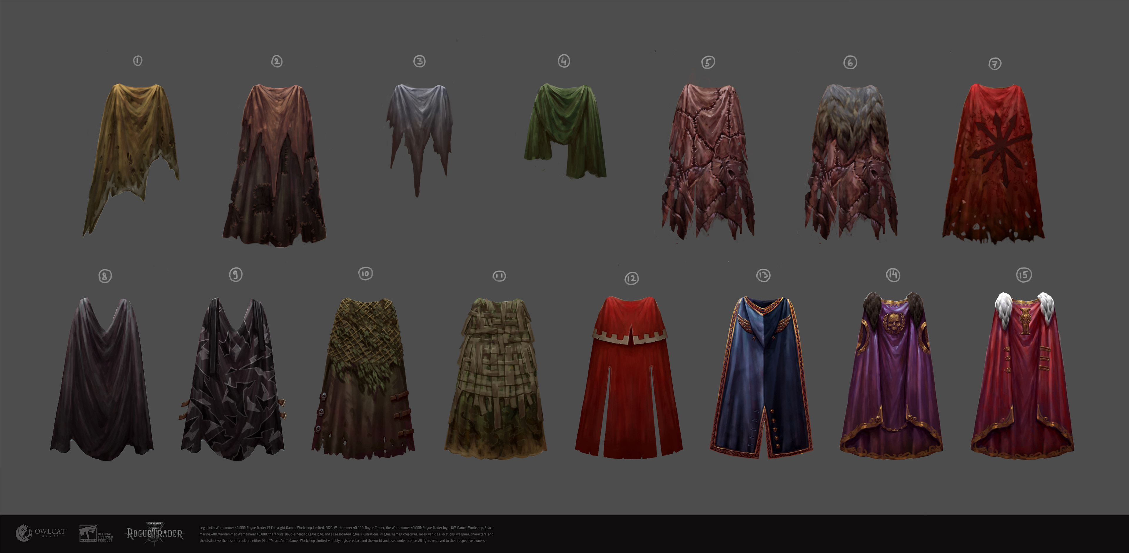 Ilia Bodaikin - Warhammer 40,000: Rogue Trader - Armor sets, cloaks ...