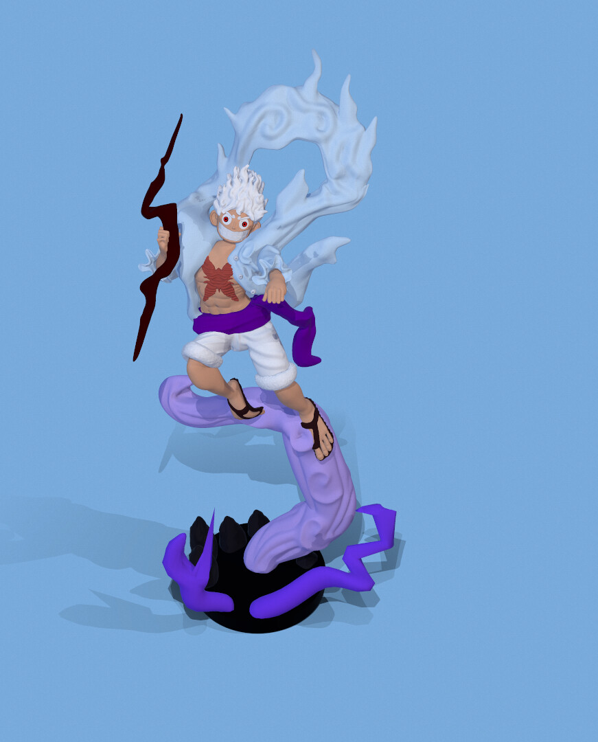 ArtStation - luffy gear 5