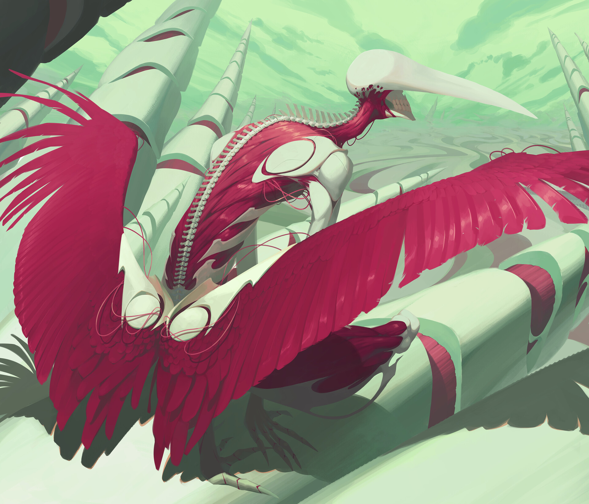 ArtStation - Basilika Crimson Wing