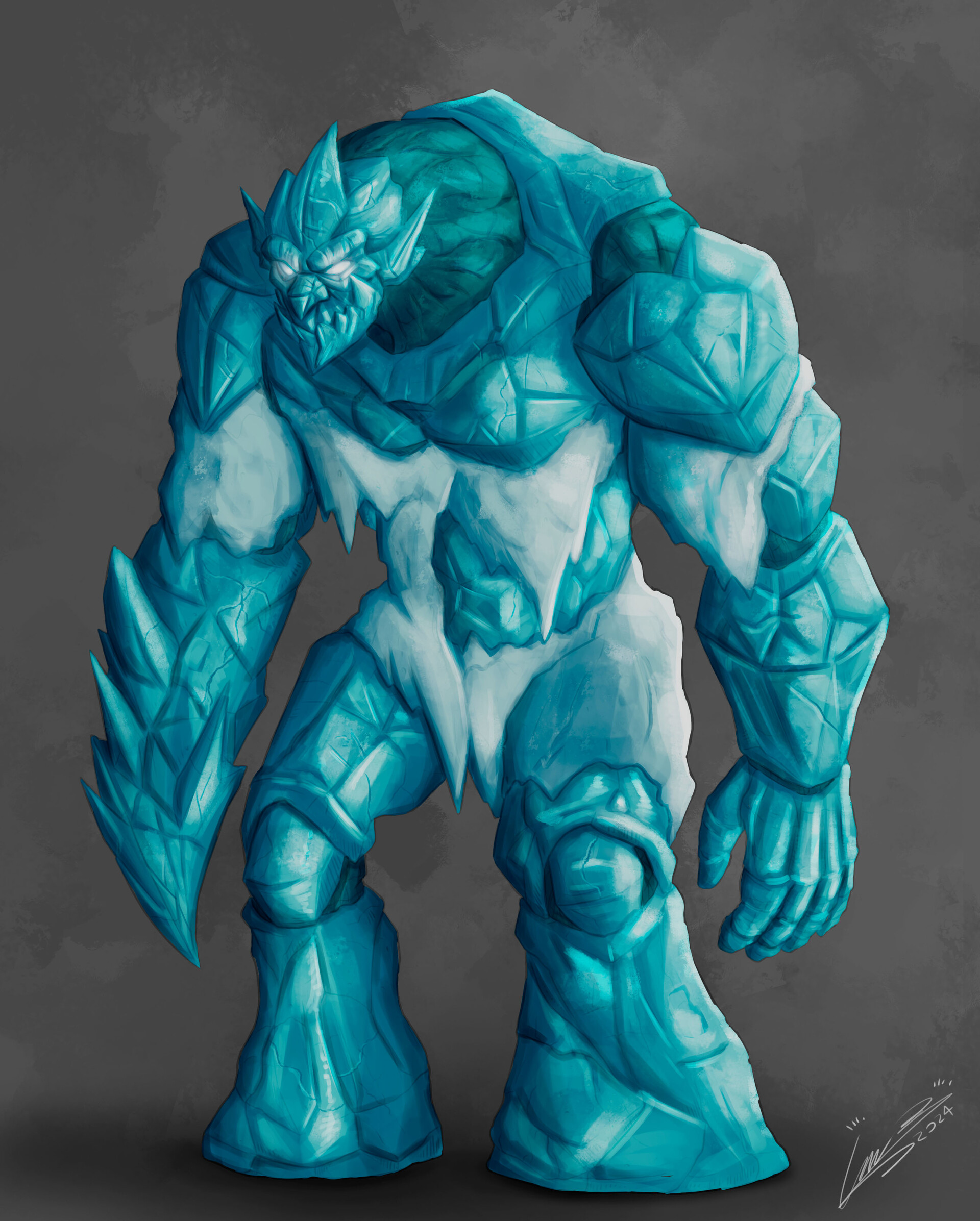 Concept Art Del Gigante Del Gelo Valentin De Boulogne Beyond