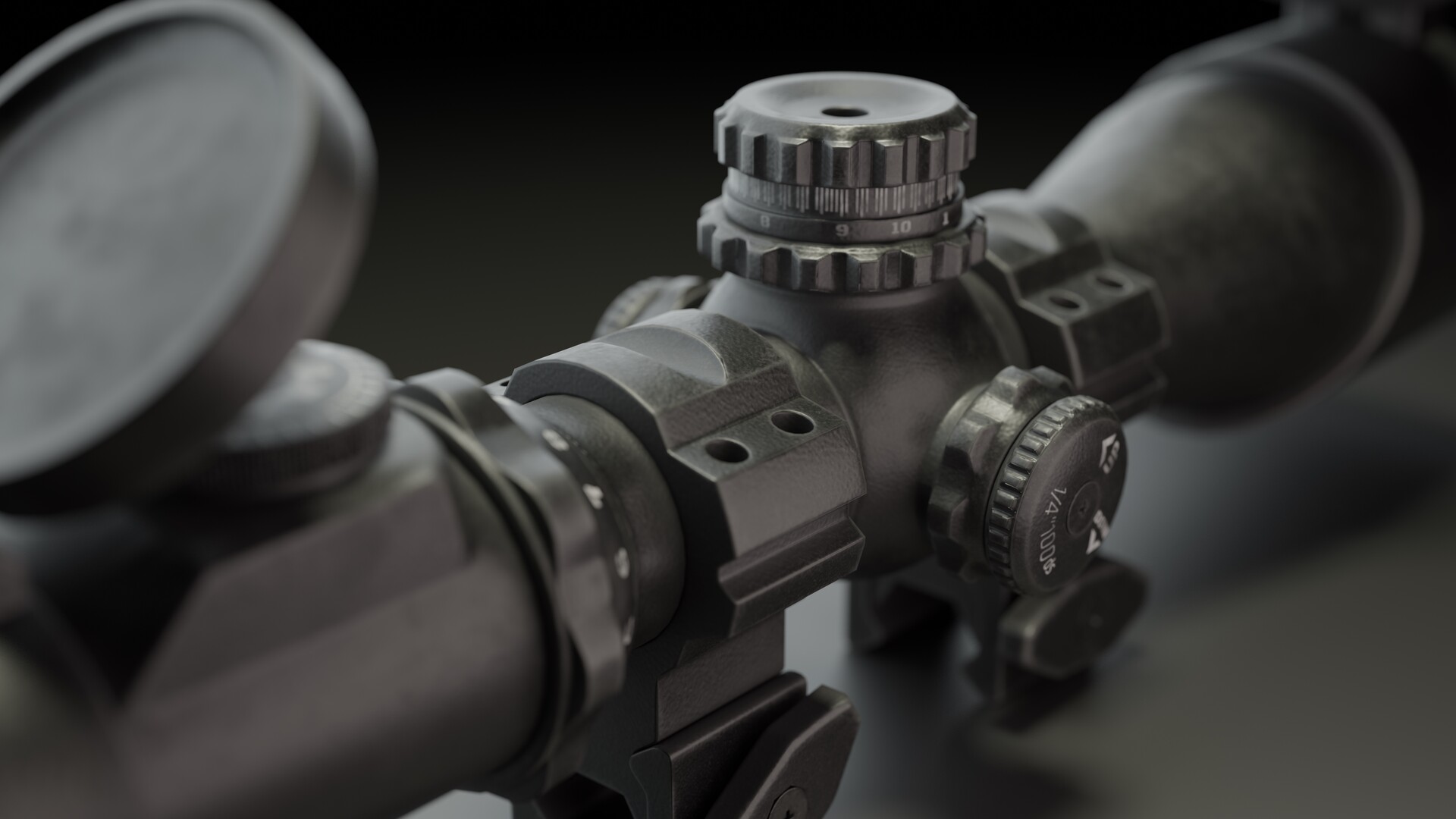 ArtStation - Scope for sniper rifle. Made just for fun. Trying to make ...