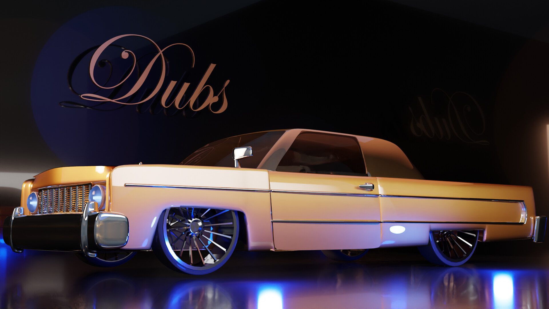ArtStation - Custom 3D Lowrider Model