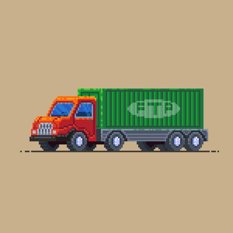 ArtStation - Pixel Art Truck
