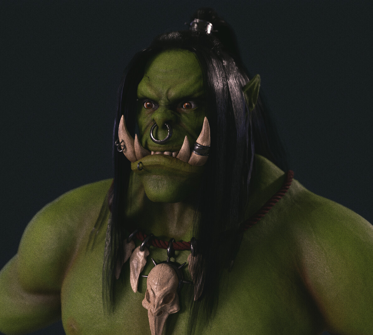 ArtStation - Orc bust