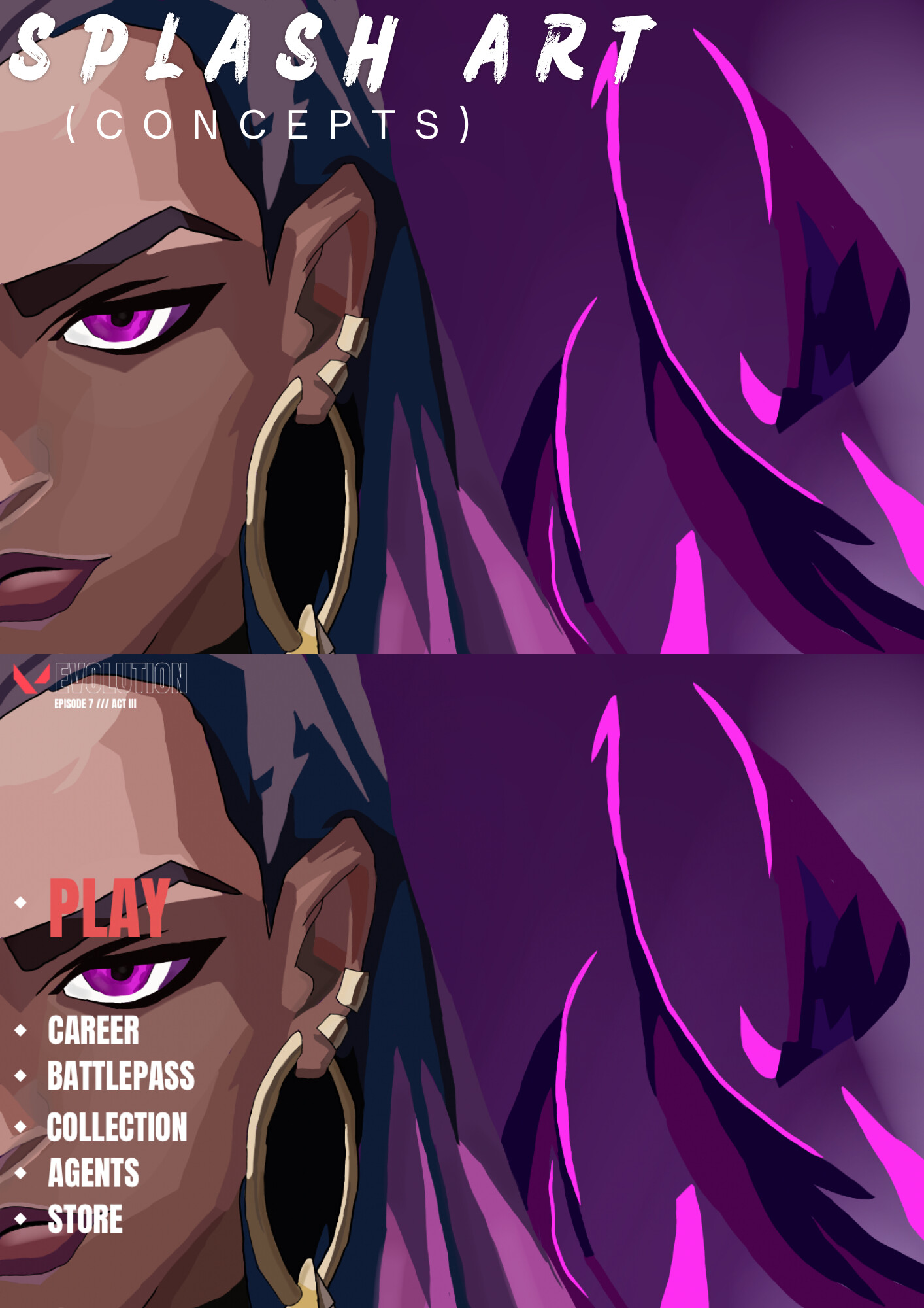 ArtStation - Valorant Splash Art Concept