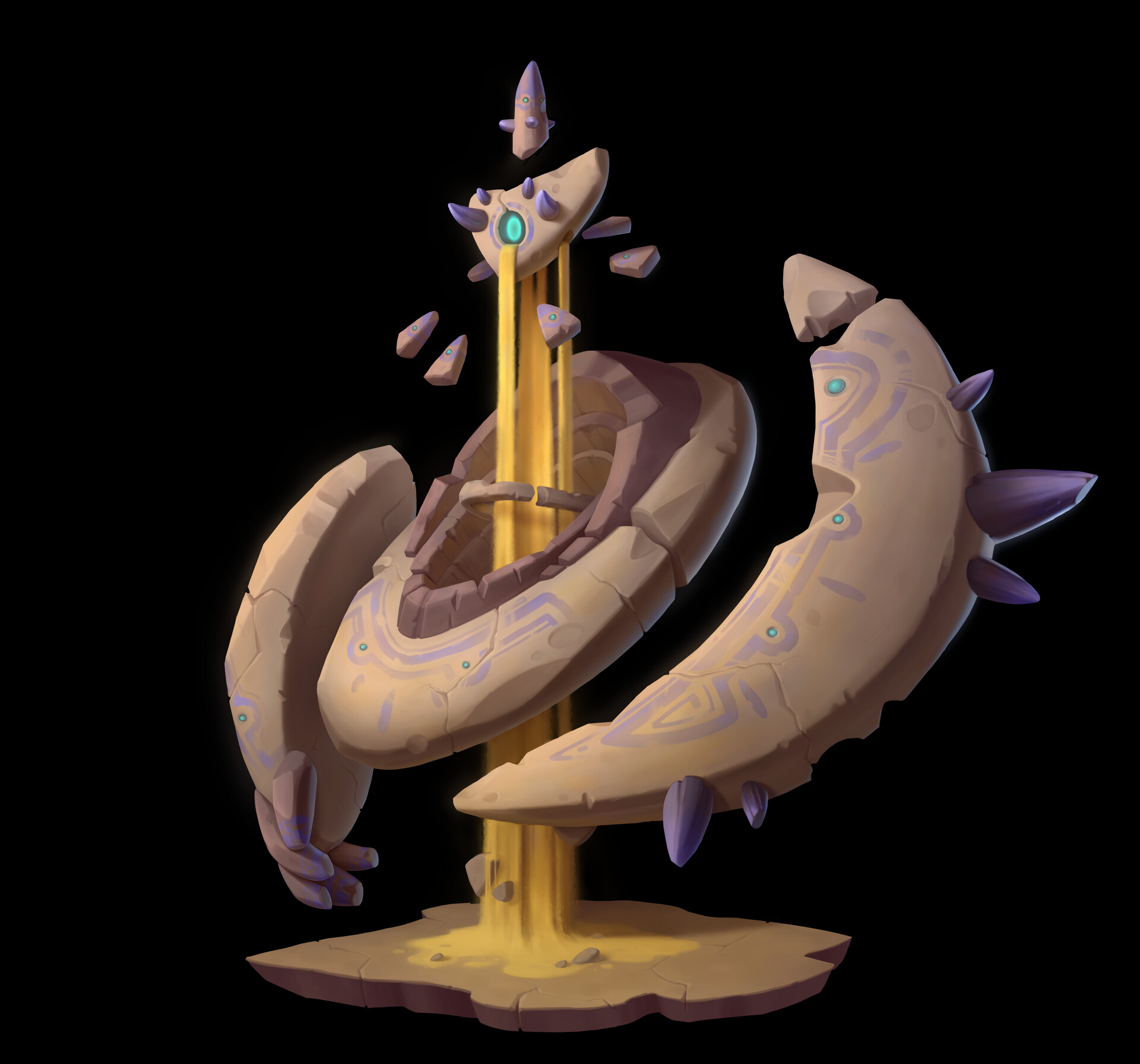 ArtStation - Sand Golem_render practice