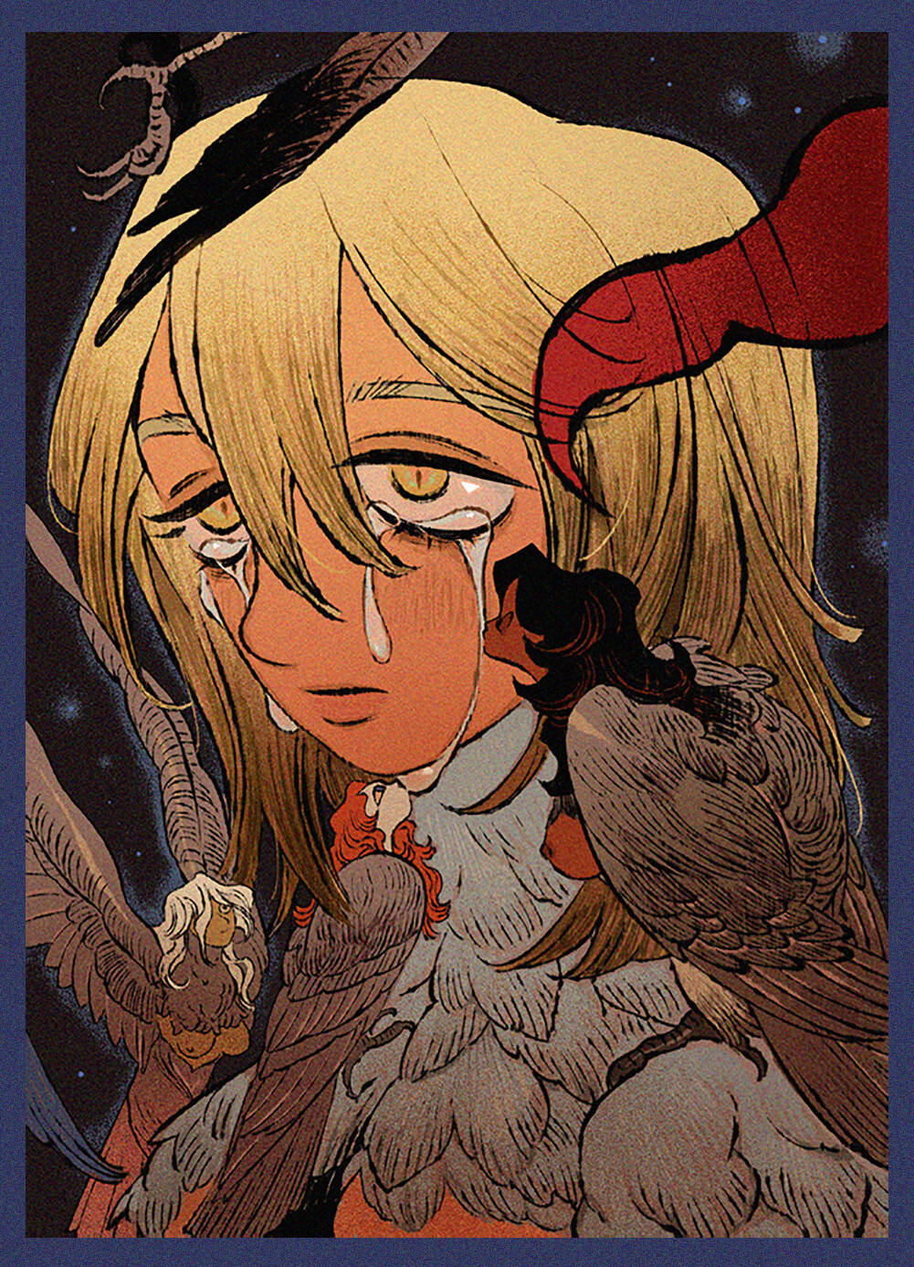 ArtStation - Chimera Falin with harpies