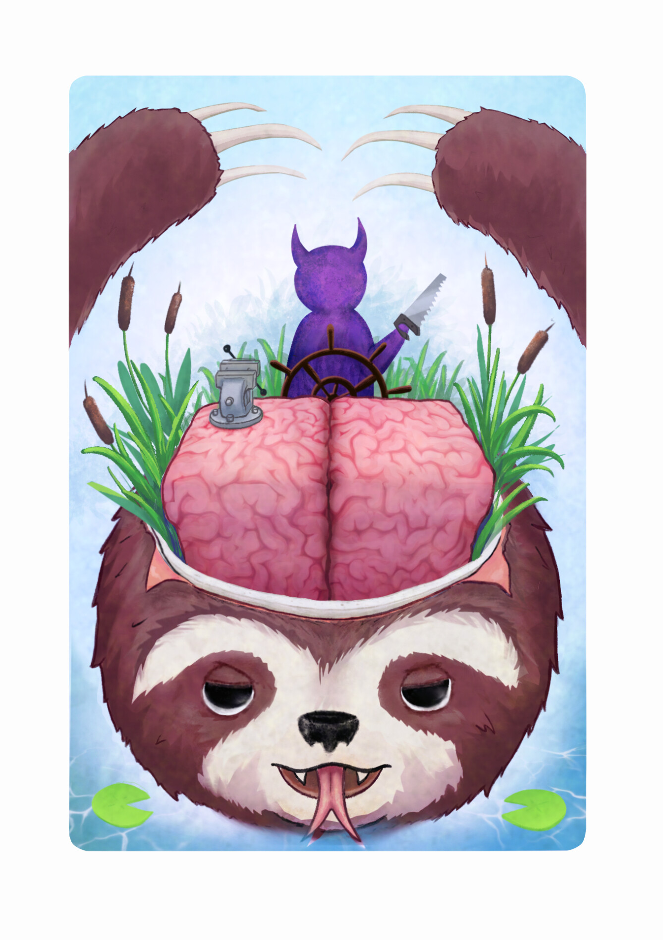 ArtStation - An idle brain is devil’s workshop