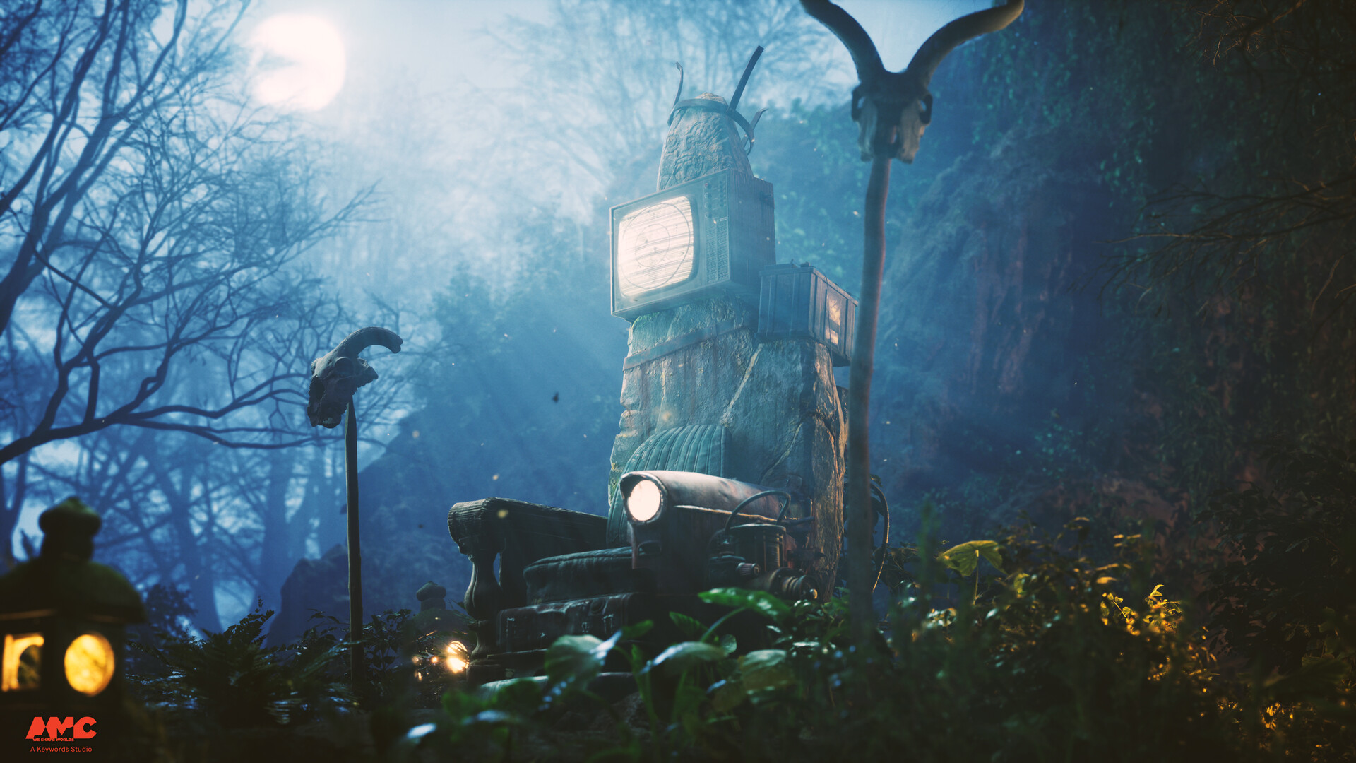 AMC Studio - UE5 Render Study - Jungle Throne Exterior