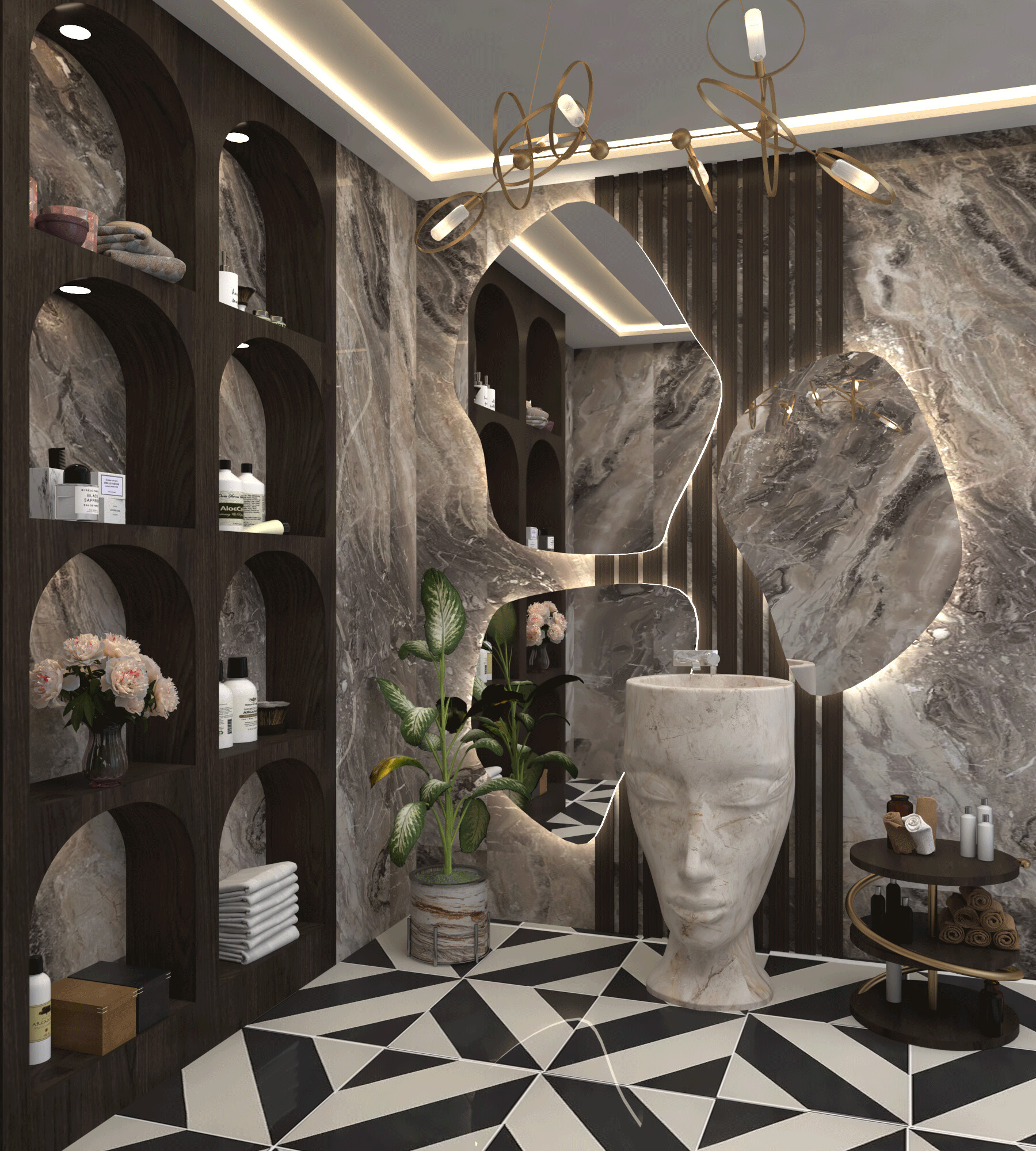 ArtStation - Powder room