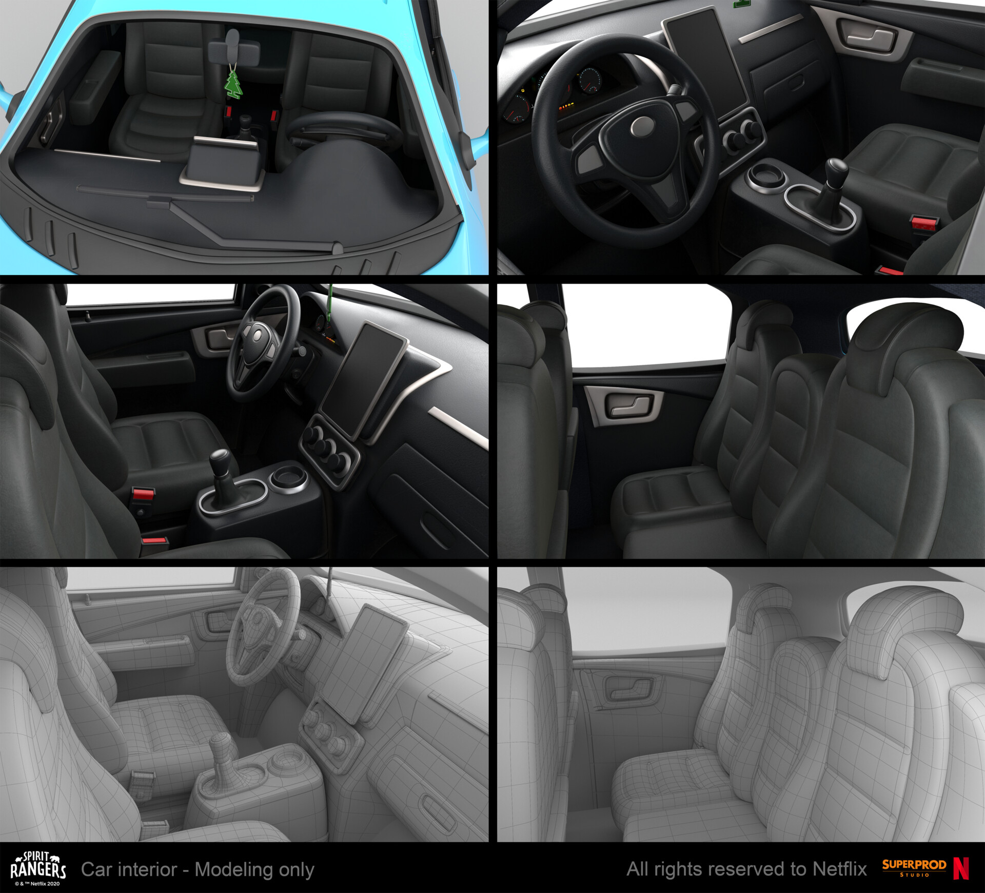 Nathanaëlle Flamme - Spirit Rangers - Netflix series - Modeling