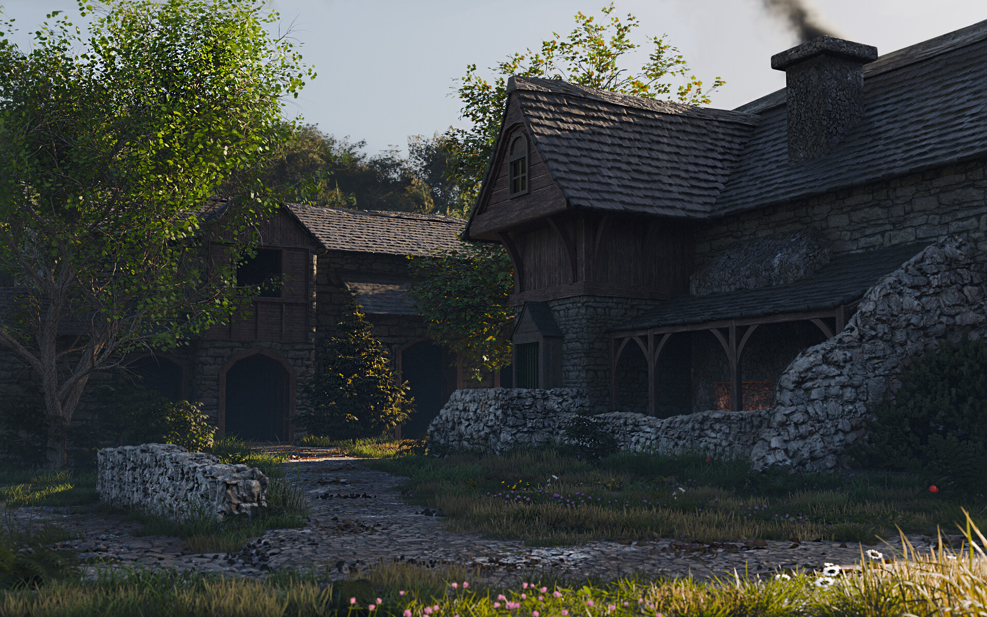 ArtStation - Medieval Manor