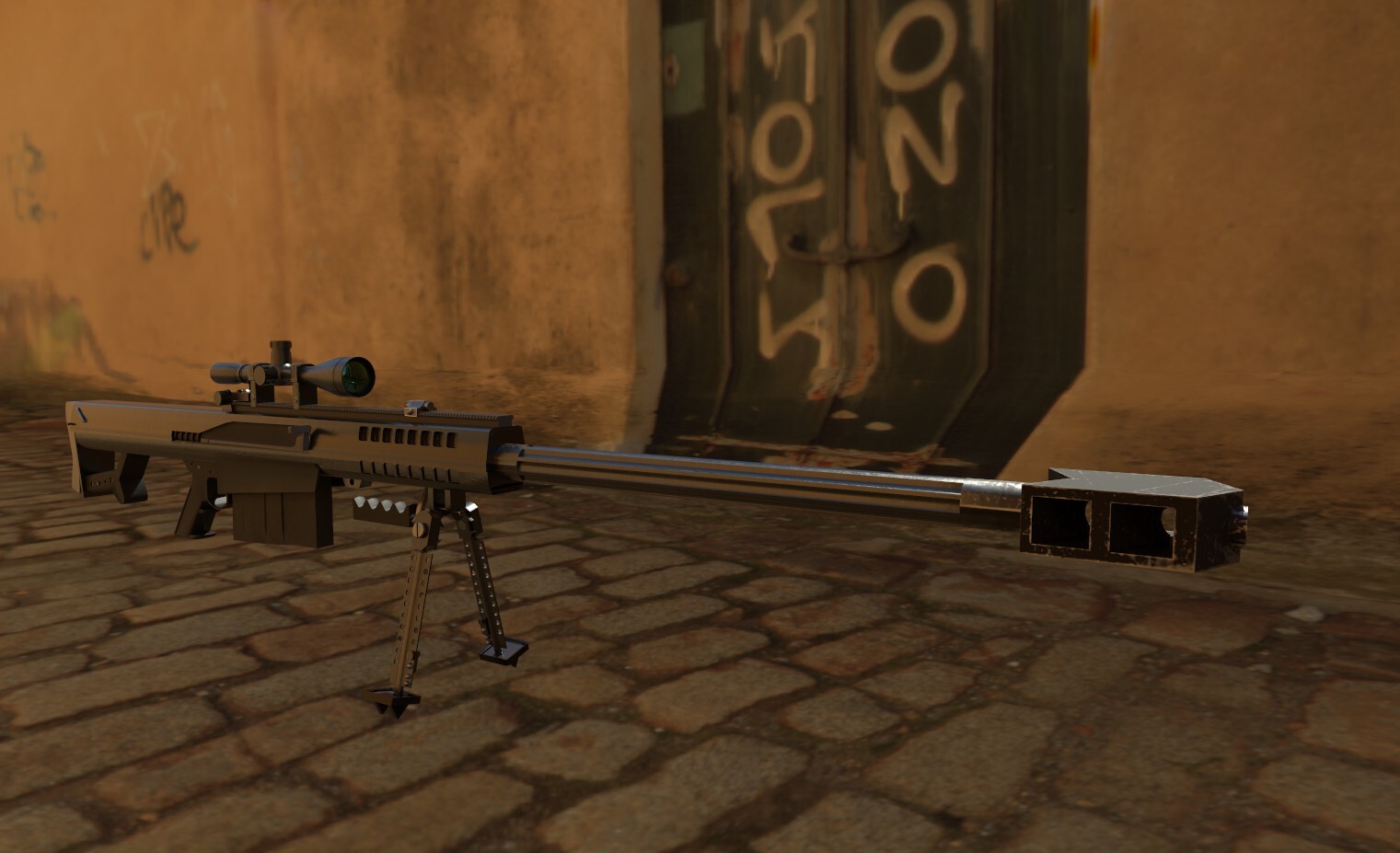 ArtStation - Anti-Material 50.Caliber M107 Sniper Rifle