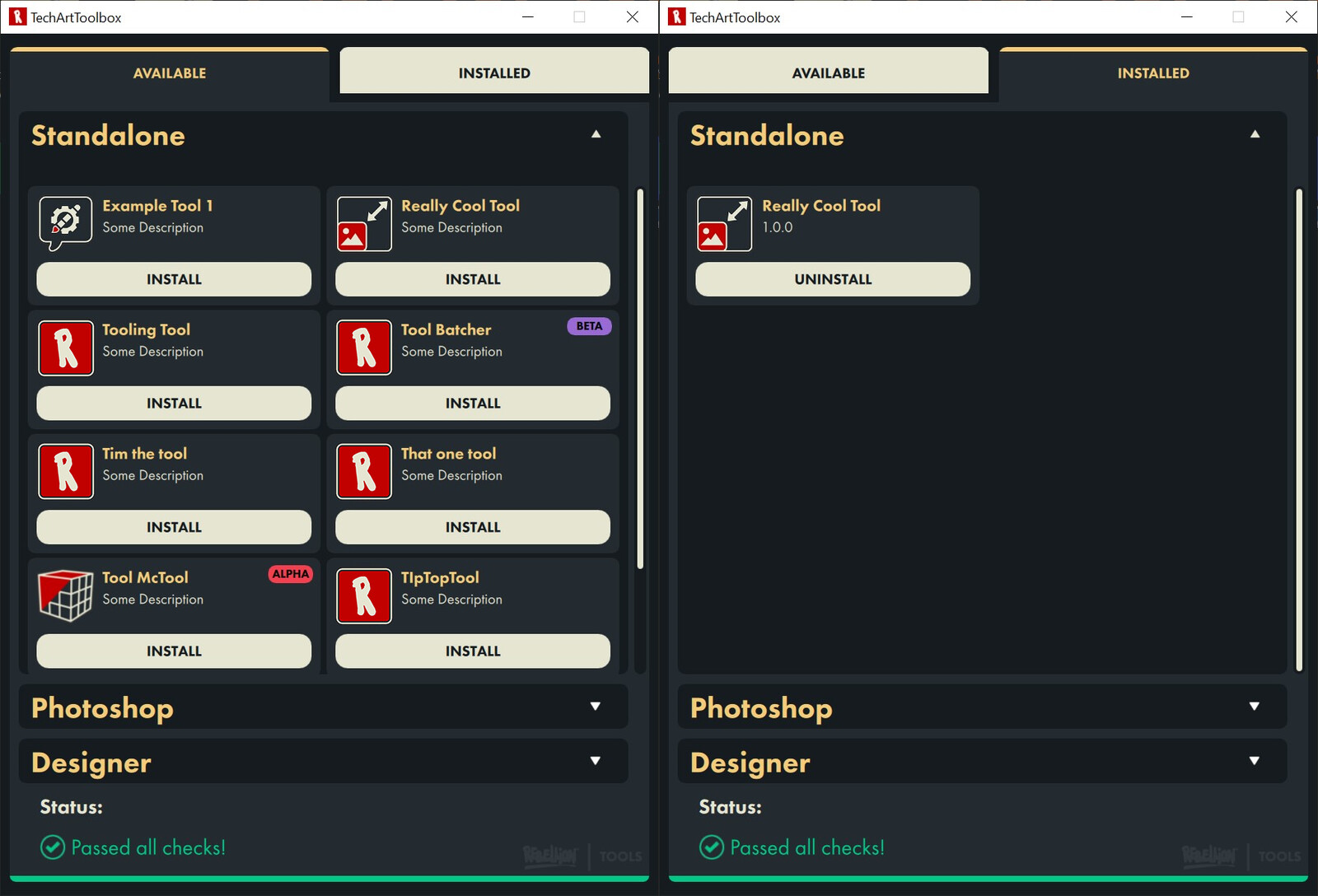 Scott Woodhams - Technical Art Toolbox