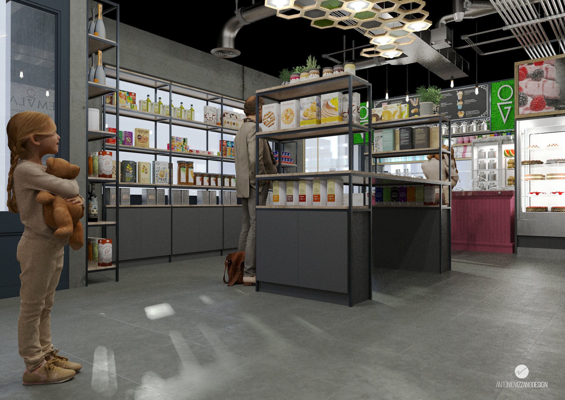 ArtStation - RETAIL DESIGN CREMGLASSE FRANCHISING FRIBURGO