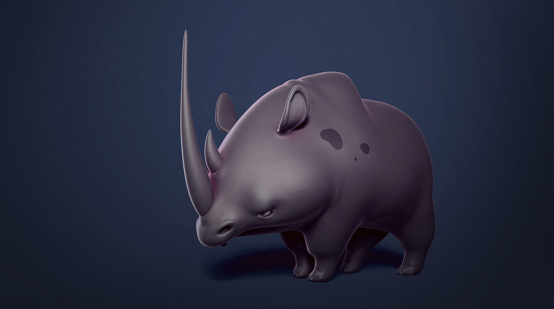 ArtStation - Stylized Rhino