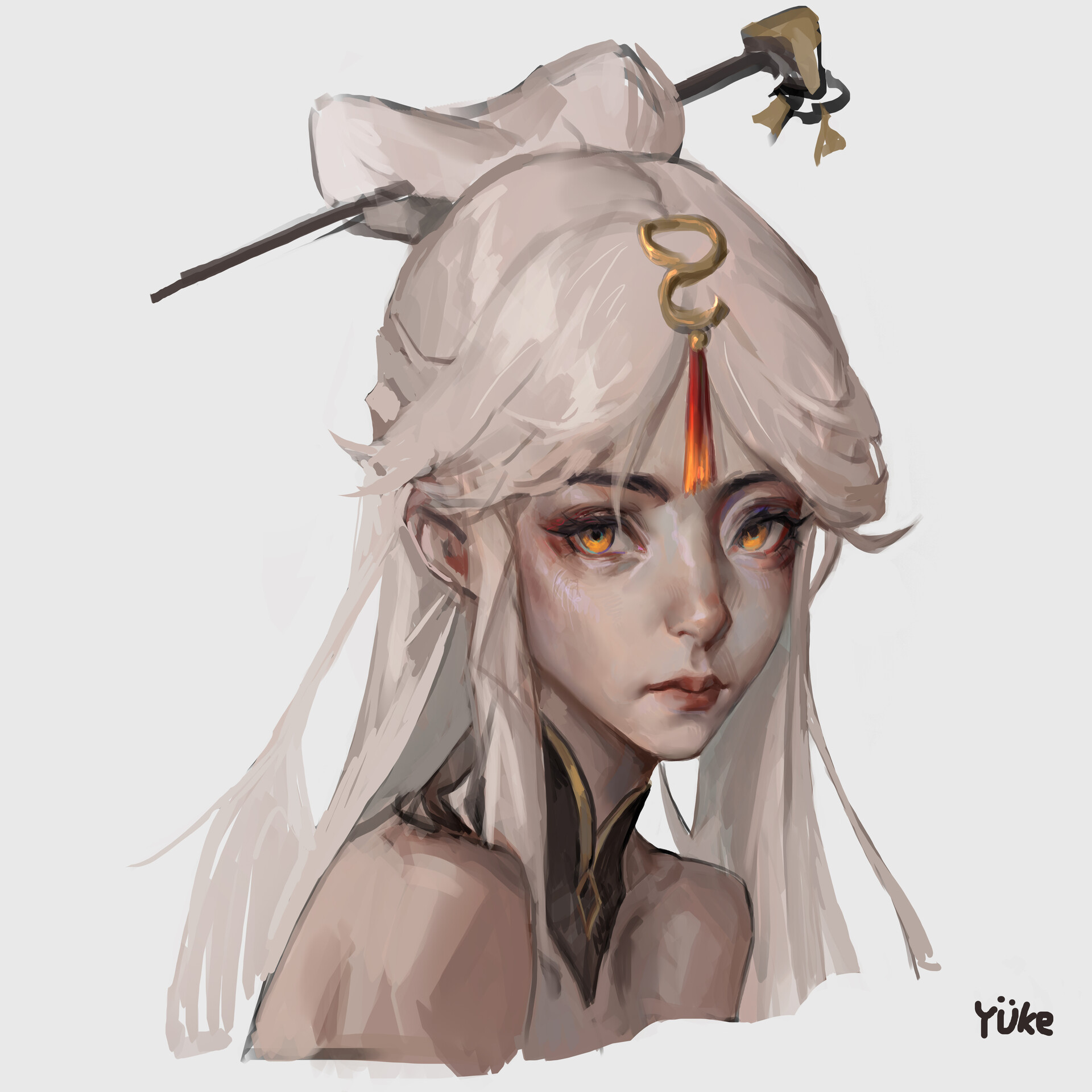 ArtStation - 凝光头像练习