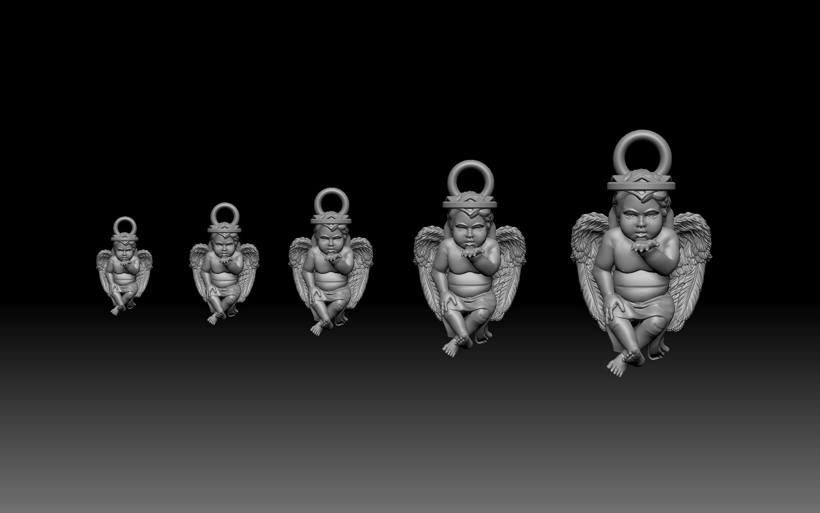 G-ARTIST - angel pendant