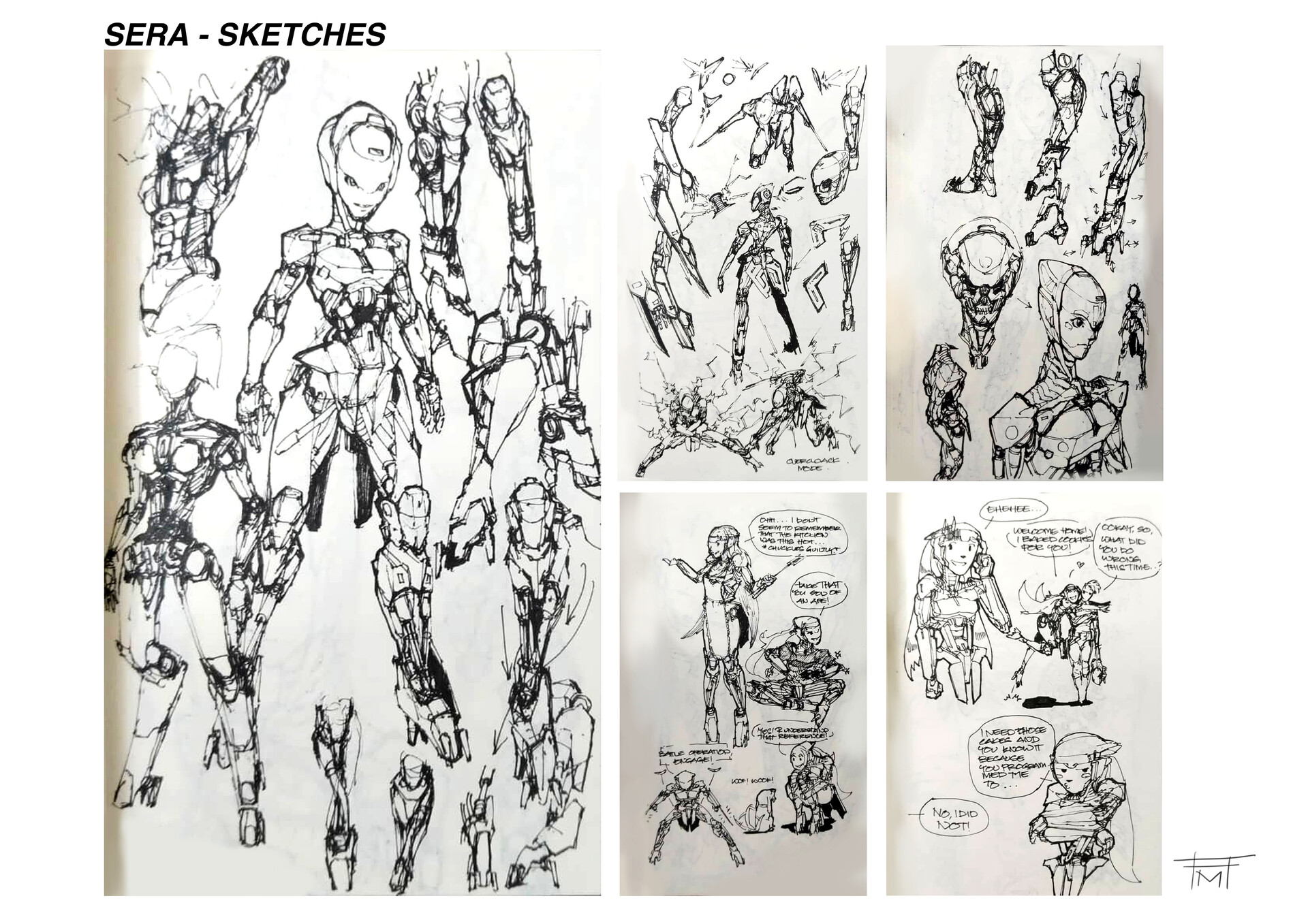 ArtStation - SKETCH 3, WANDERLUST - SERA, THE ANDROID ASSISTANT