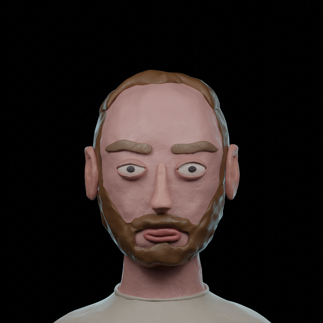 ArtStation - The Plasticine Self-Portrait