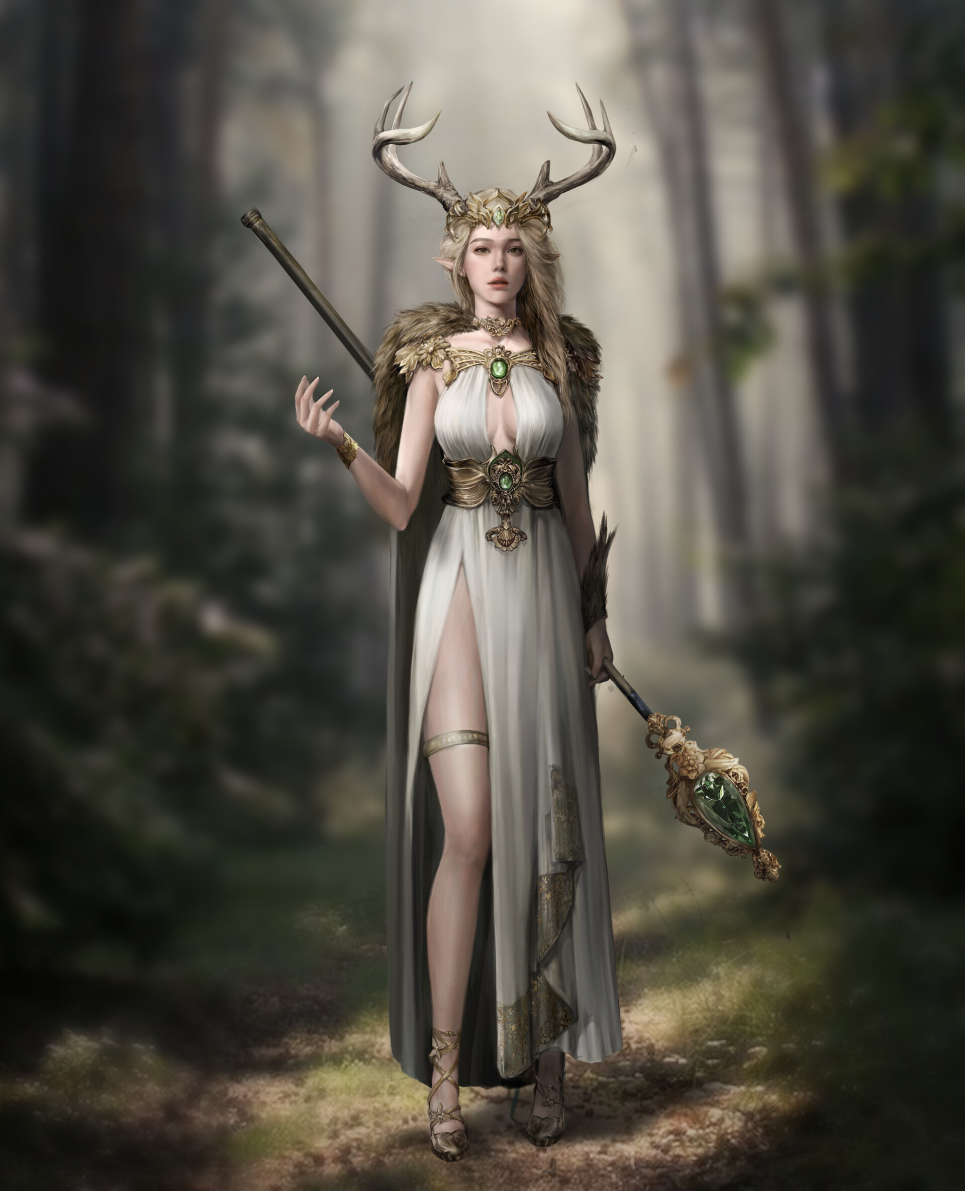 ArtStation - Queen of the Elves