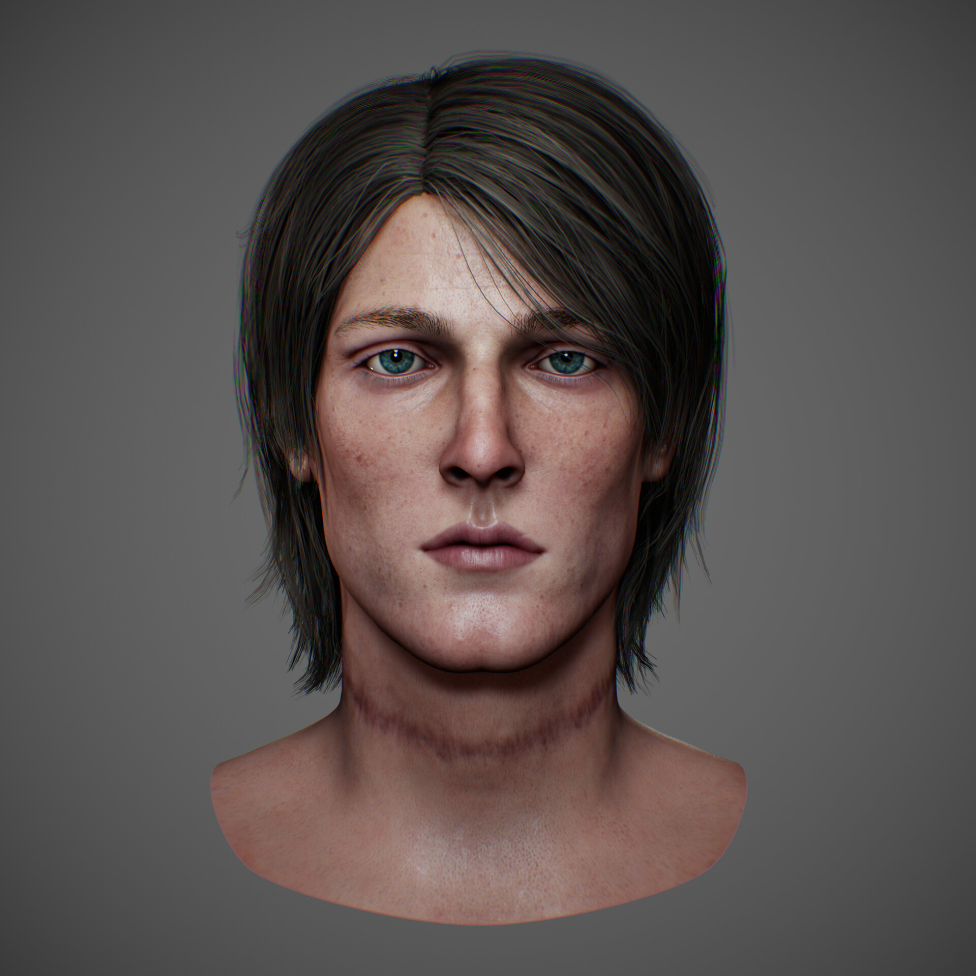 ArtStation - Male Head Practice