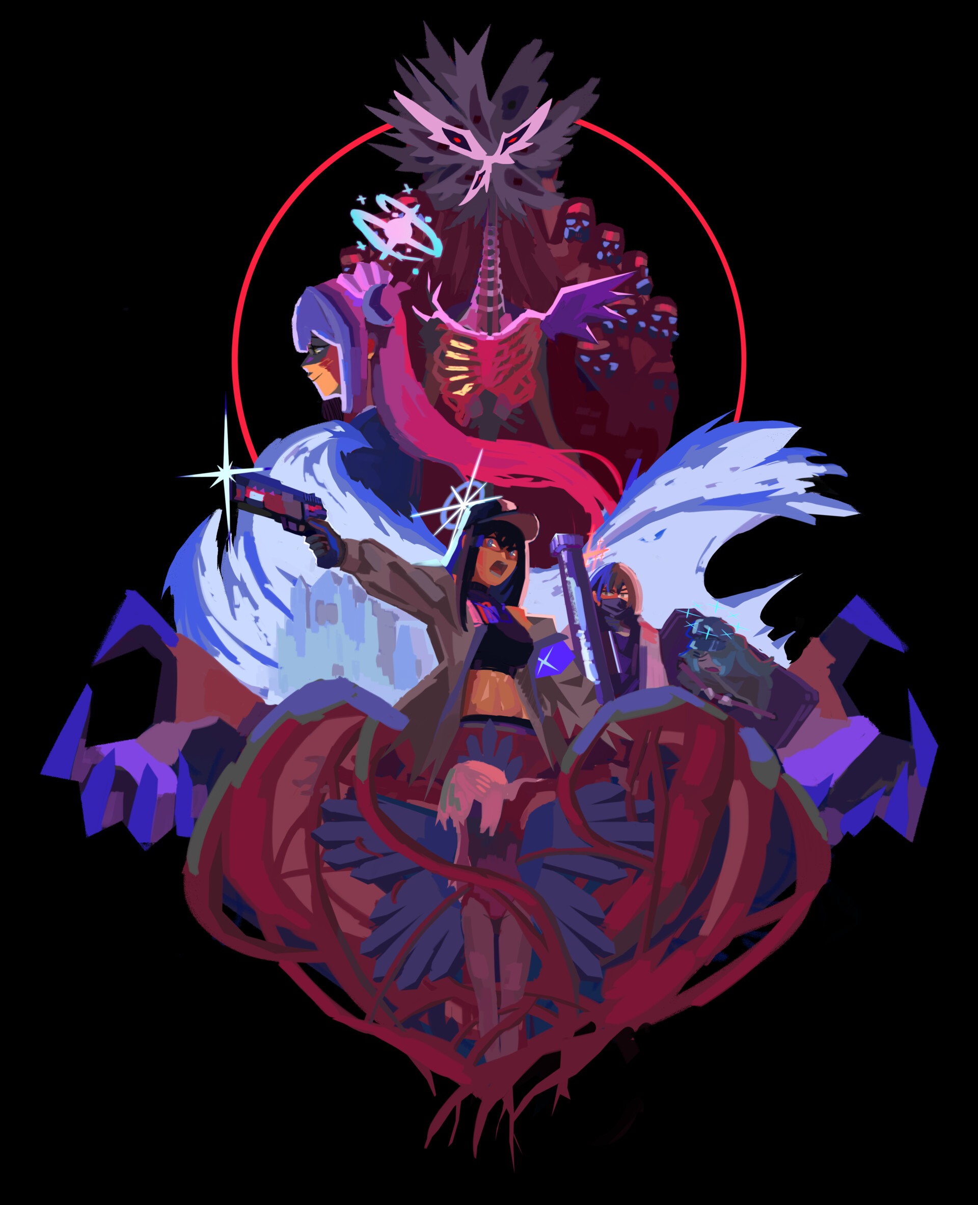 ArtStation - Fire of Liberation Burns the Roots of Evil