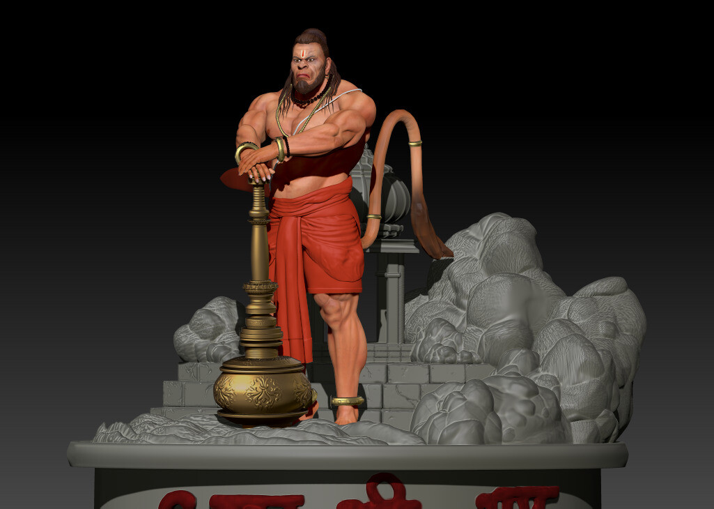 ArtStation - Lord Hanuman