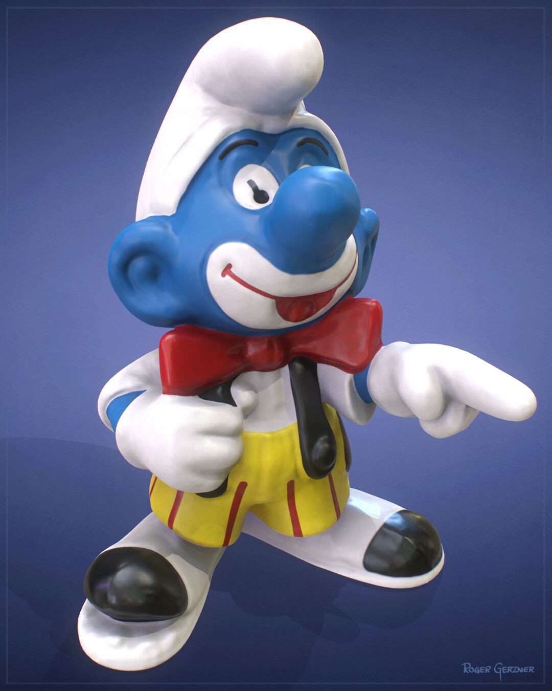 ArtStation - Smurf Clown