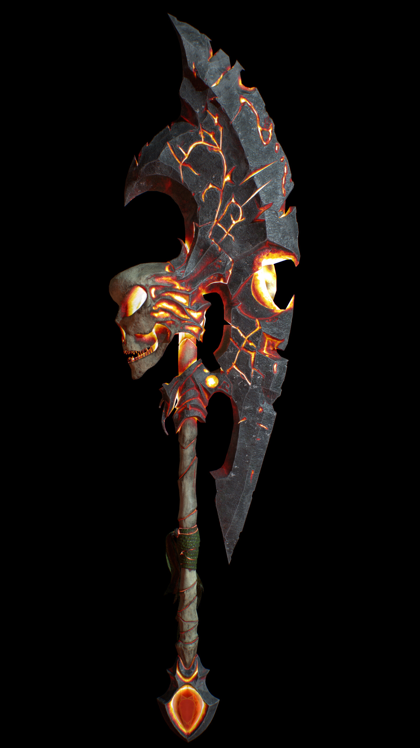 ArtStation - Primordial Flame Axe