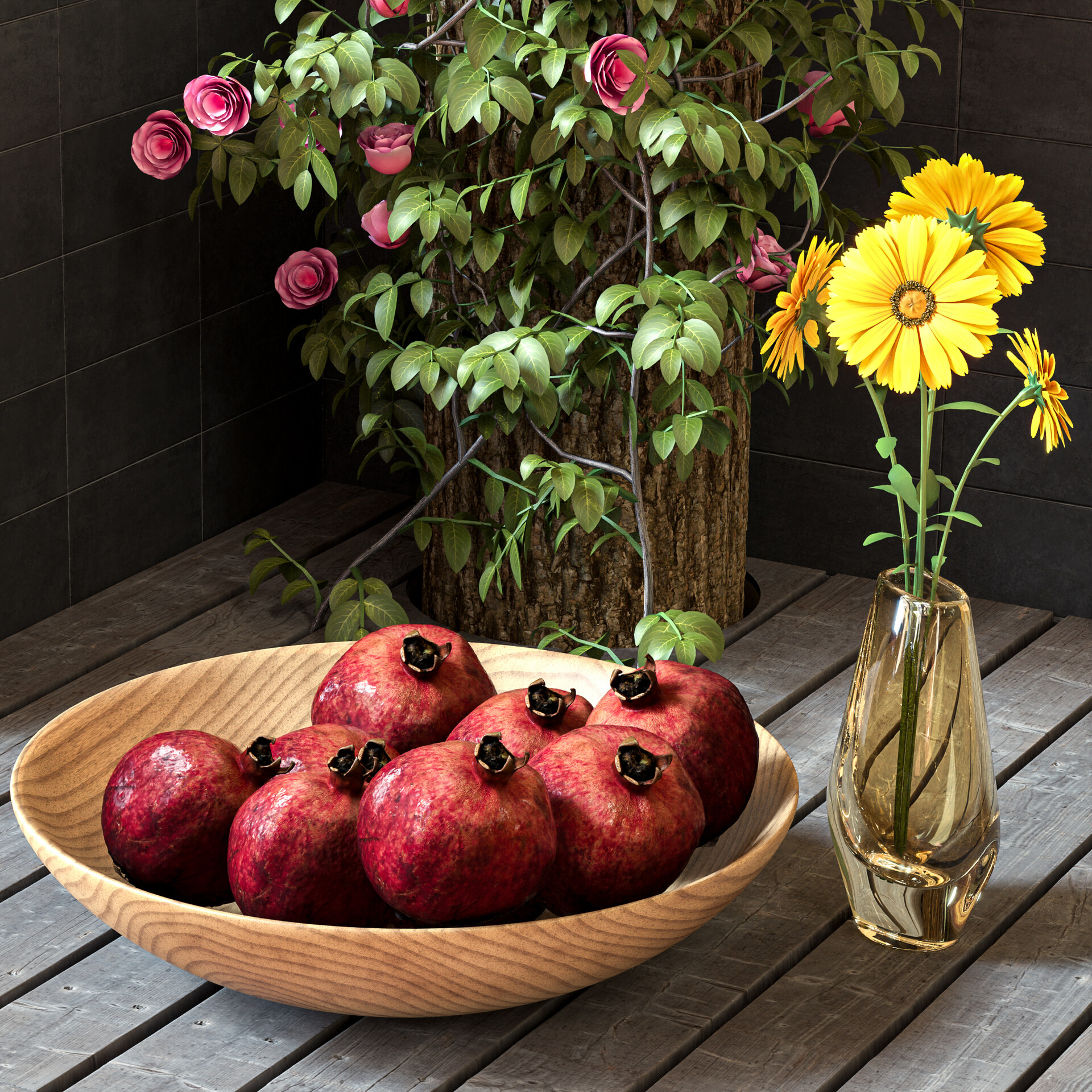 ArtStation - pomegranate gift