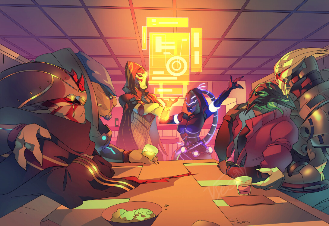 ArtStation - Heist Planning (COMMISSION)