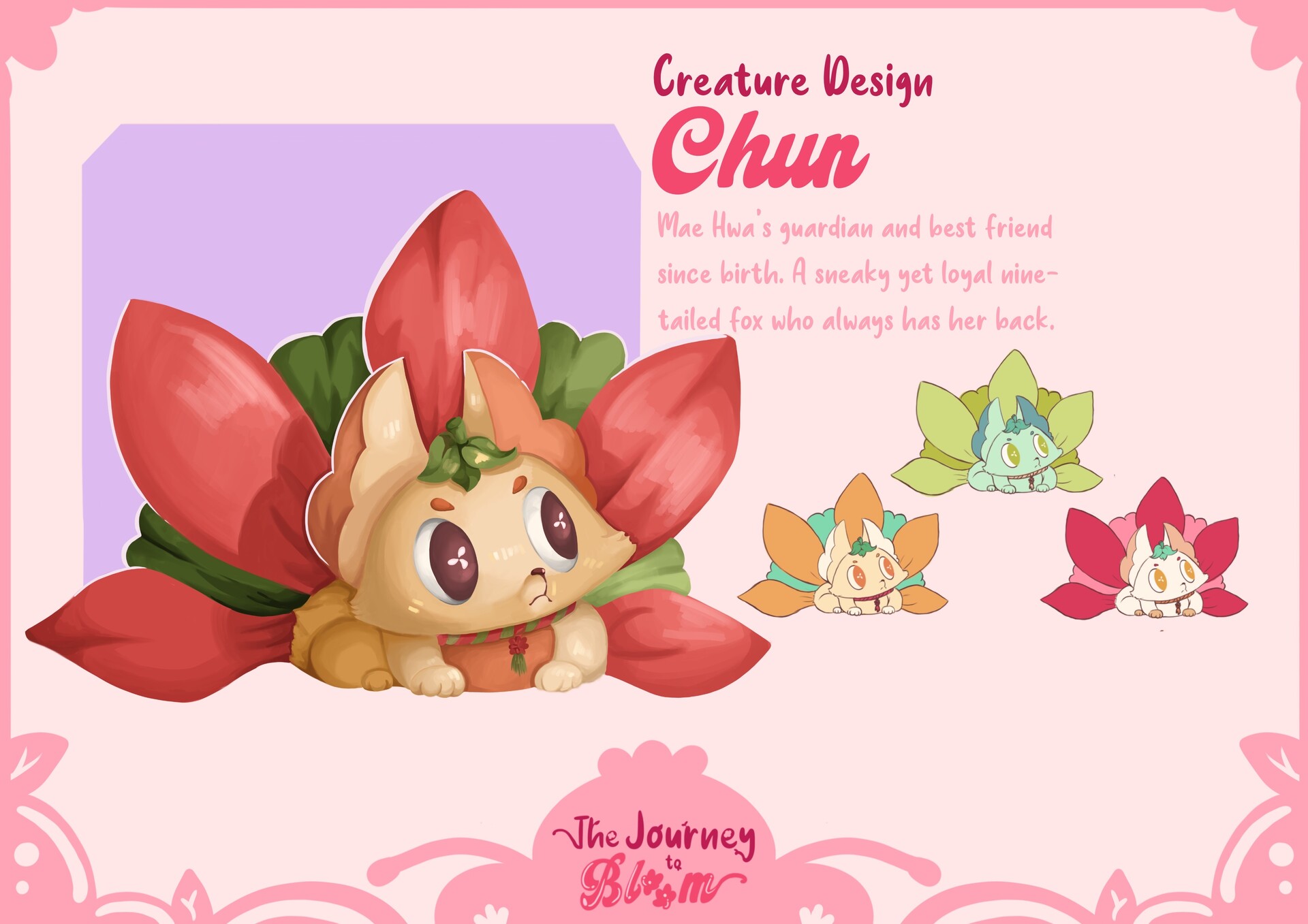 ArtStation - the journey to bloom; creature